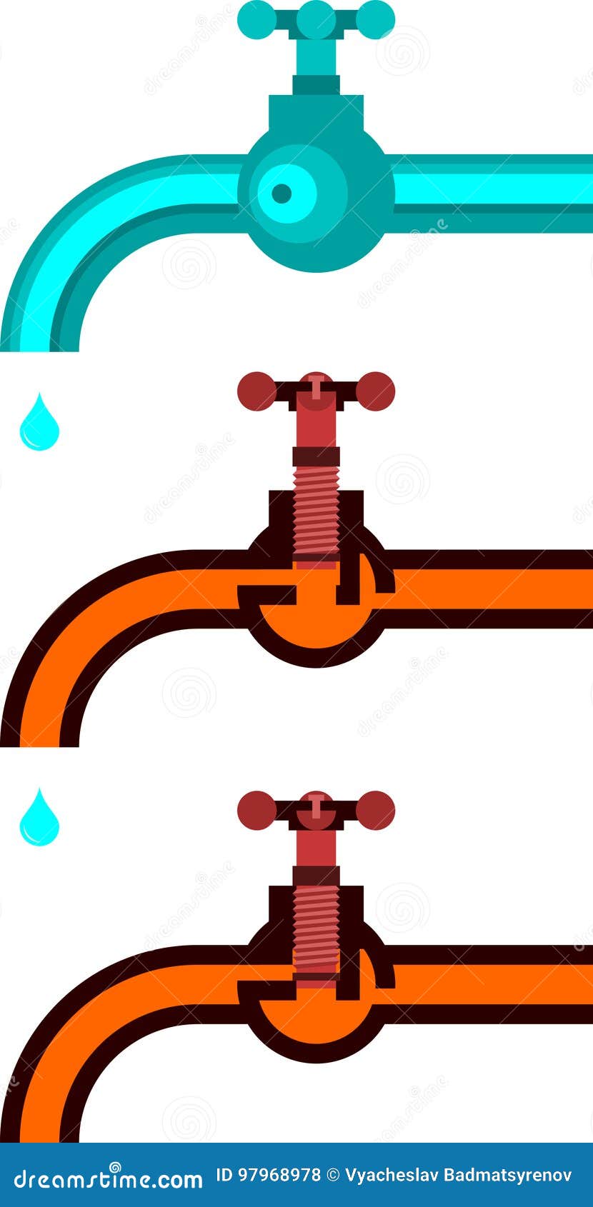 Faucet Construction Stock Illustrations – 12,687 Faucet Construction ...