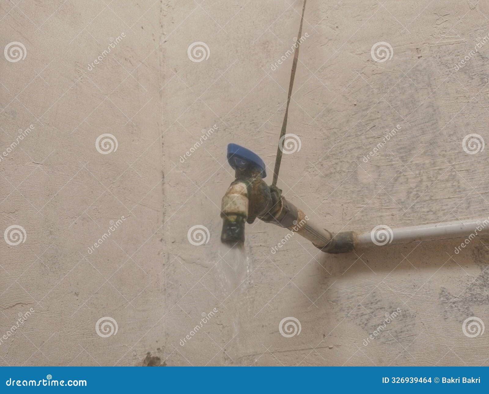 The Water Faucets and Pipes are Old Stock Photo - Image of fountain ...