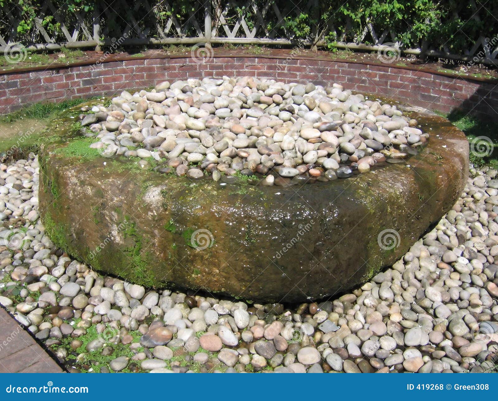 Water Feature stock photo. Image of fountain, water, running - 419268