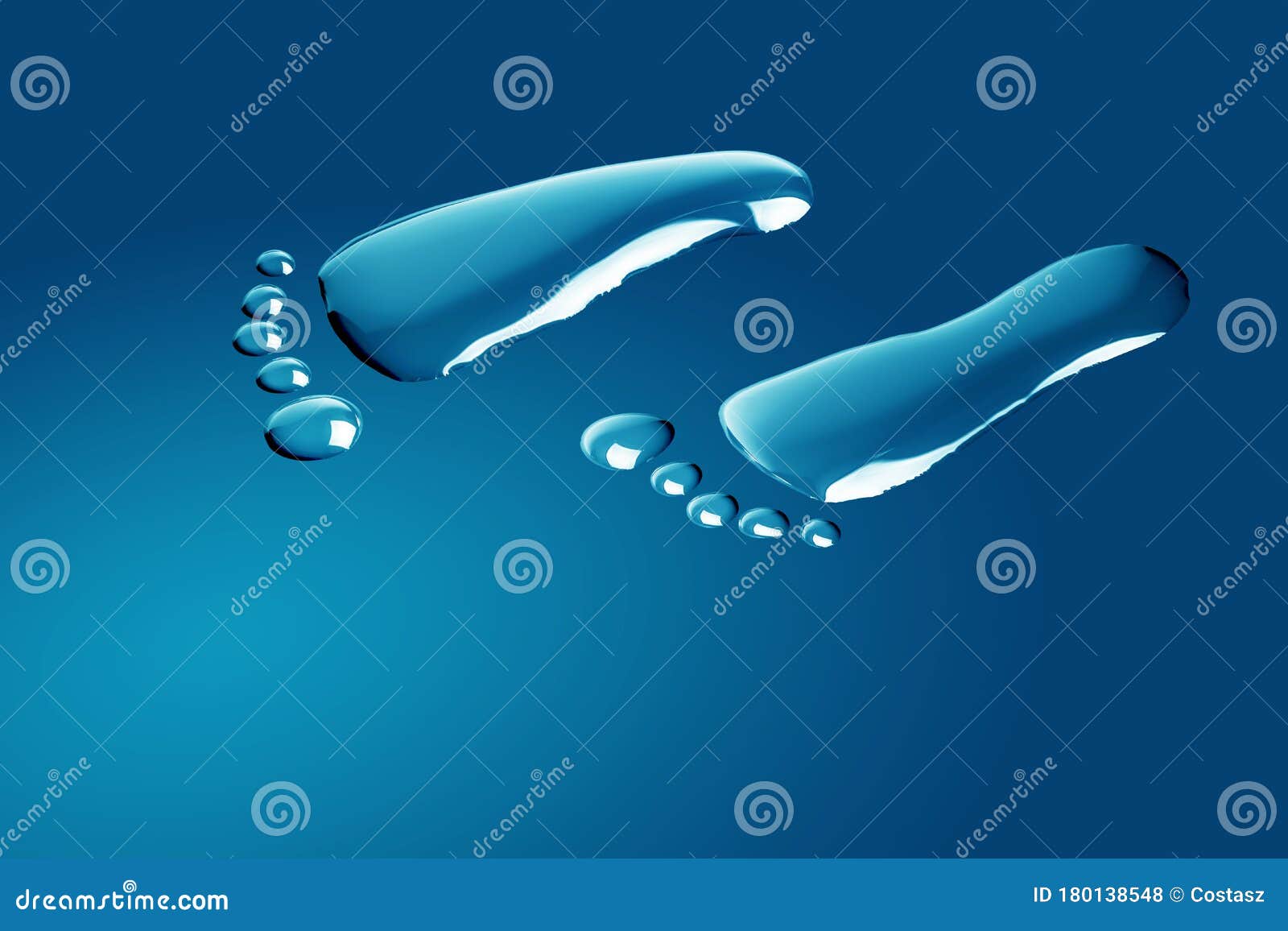 Water feet stock illustration. Illustration of human - 180138548