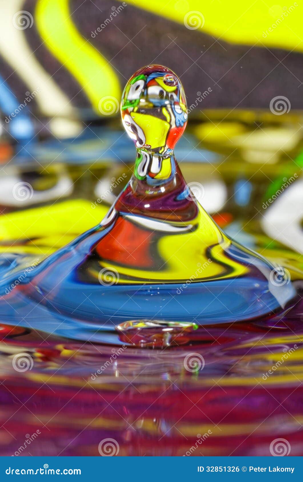 Water Figures stock photo. Image of water, flowing, multicolored - 32851326