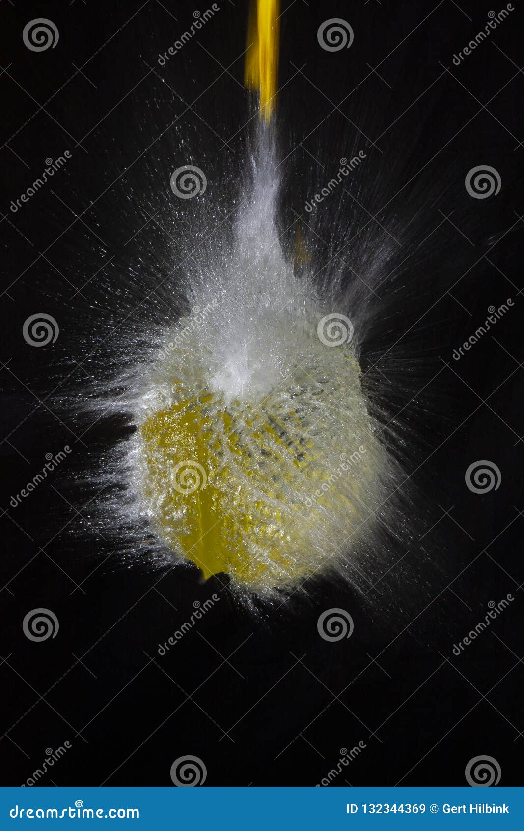 Exploding Balloons, Filled with Water Stock Image - Image of water ...