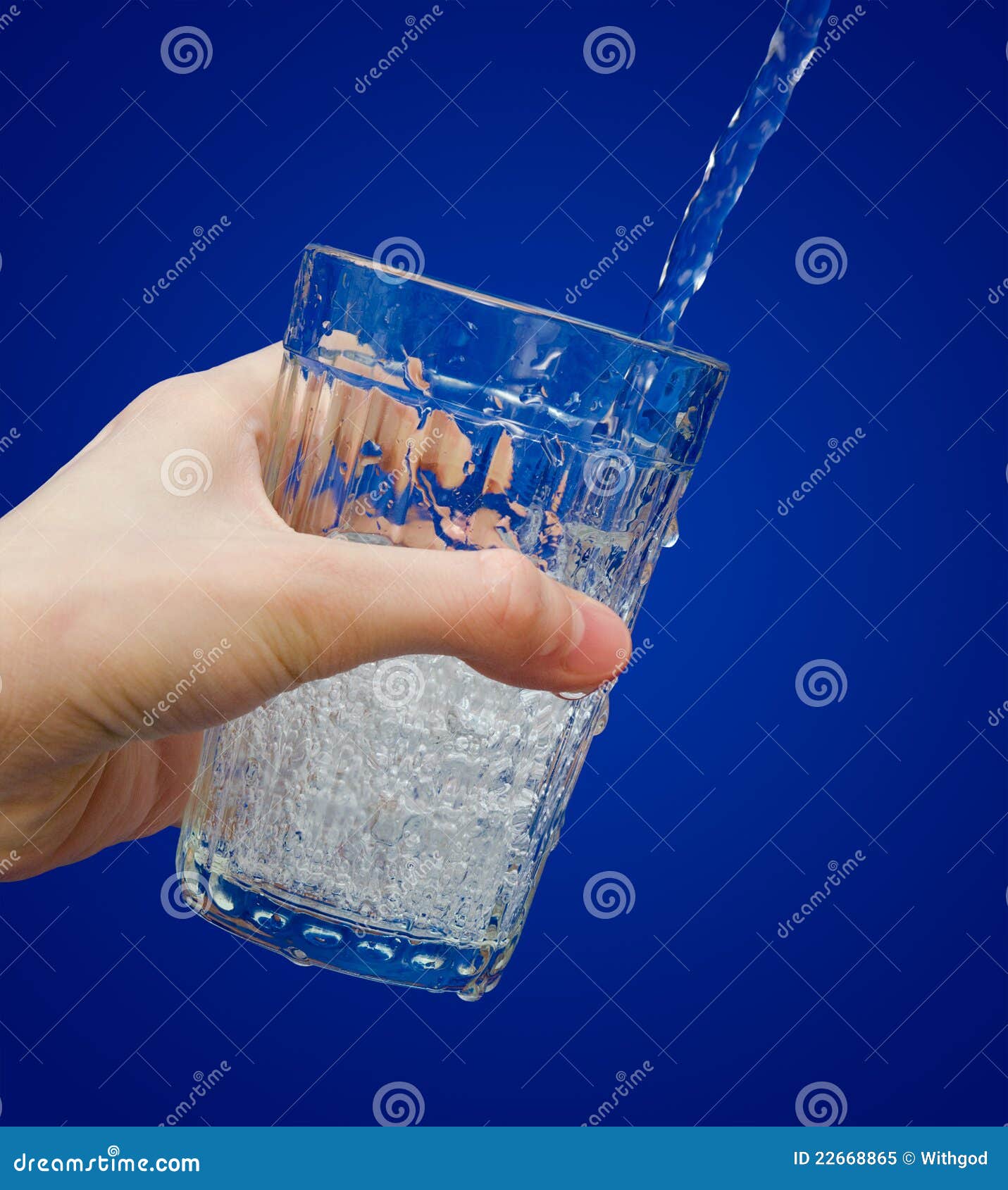 Water fills a glass stock image. Image of bubble, sheet - 22668865