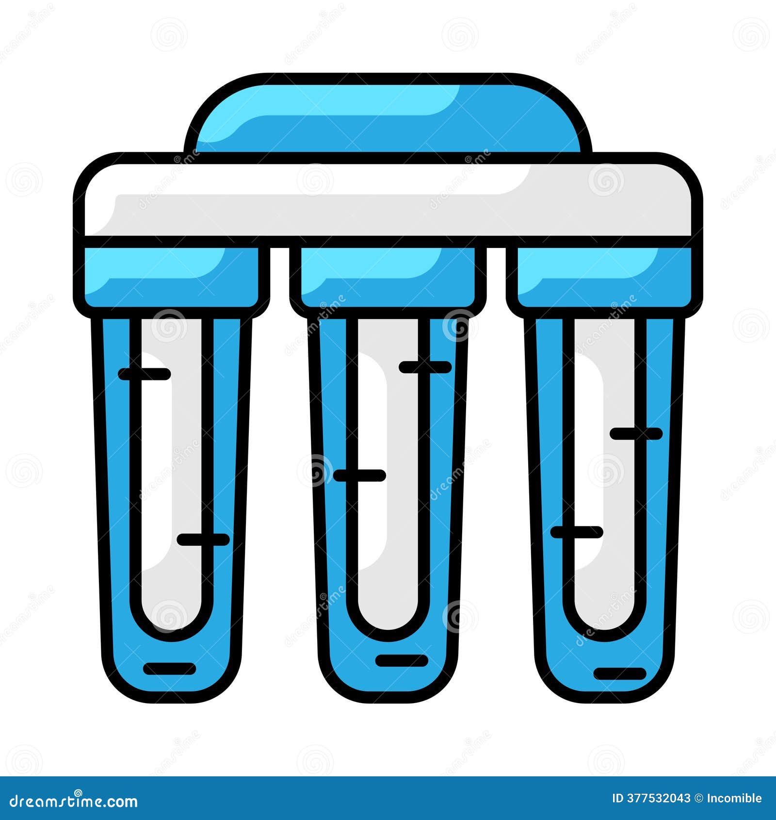 Water Filter Simple Outline Vector Icon. Isolated Design Element In ...