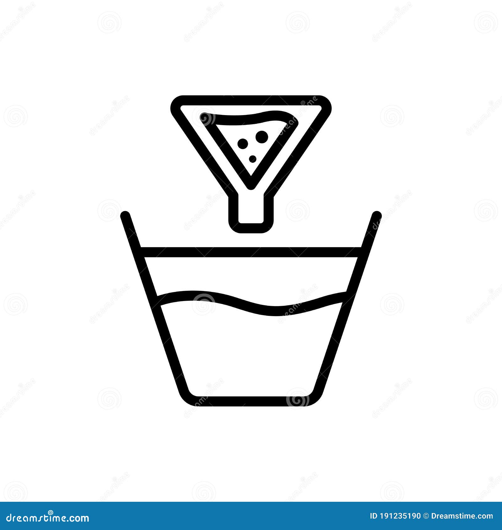 Water Filter Icon. Simple Line, Outline Vector Elements of Aqua Icons ...
