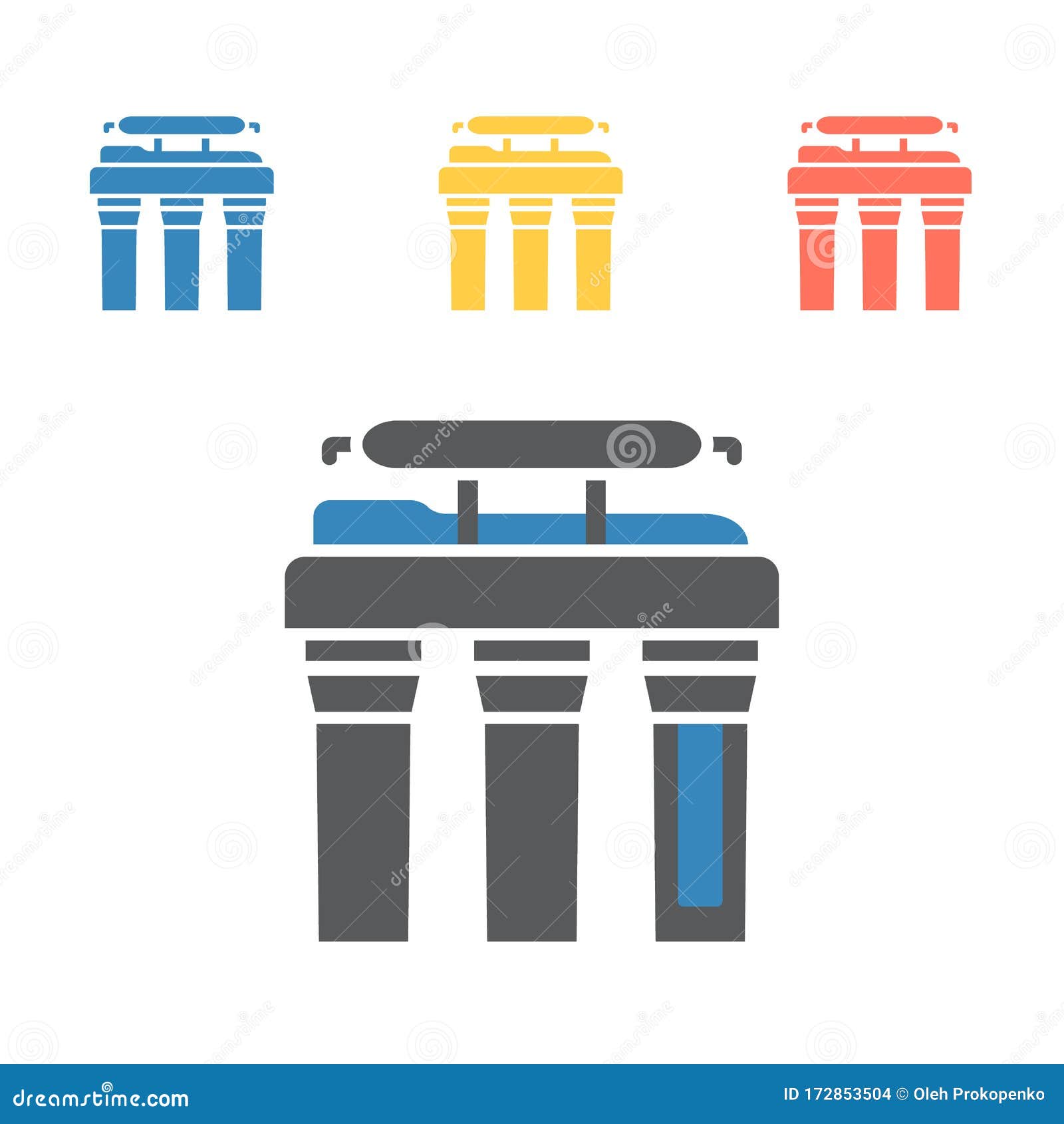 Water Filter Icon. Vector Signs for Web Graphics. Stock Vector ...