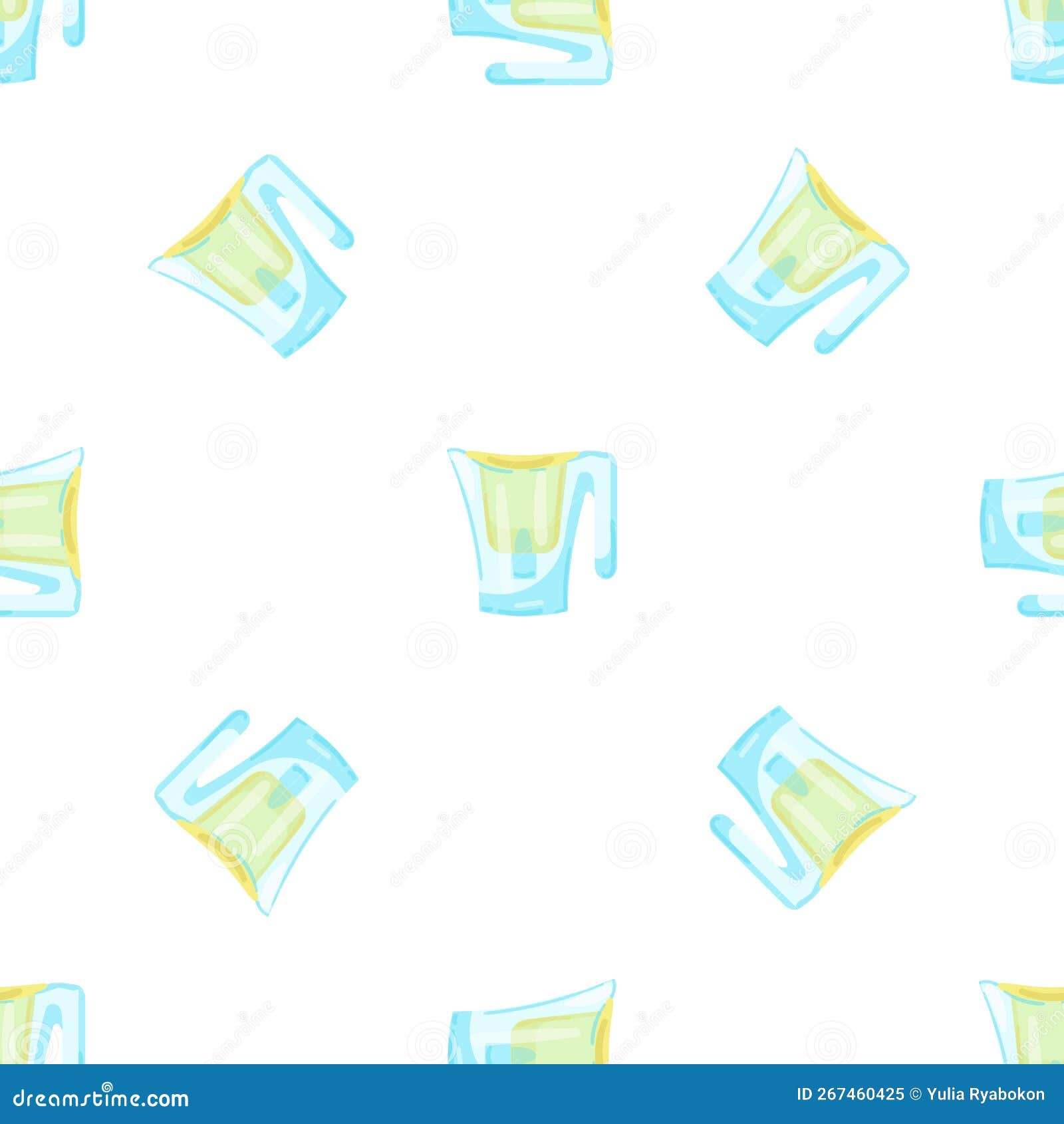 Water Filter Pattern Seamless Stock Illustration - Illustration of ...