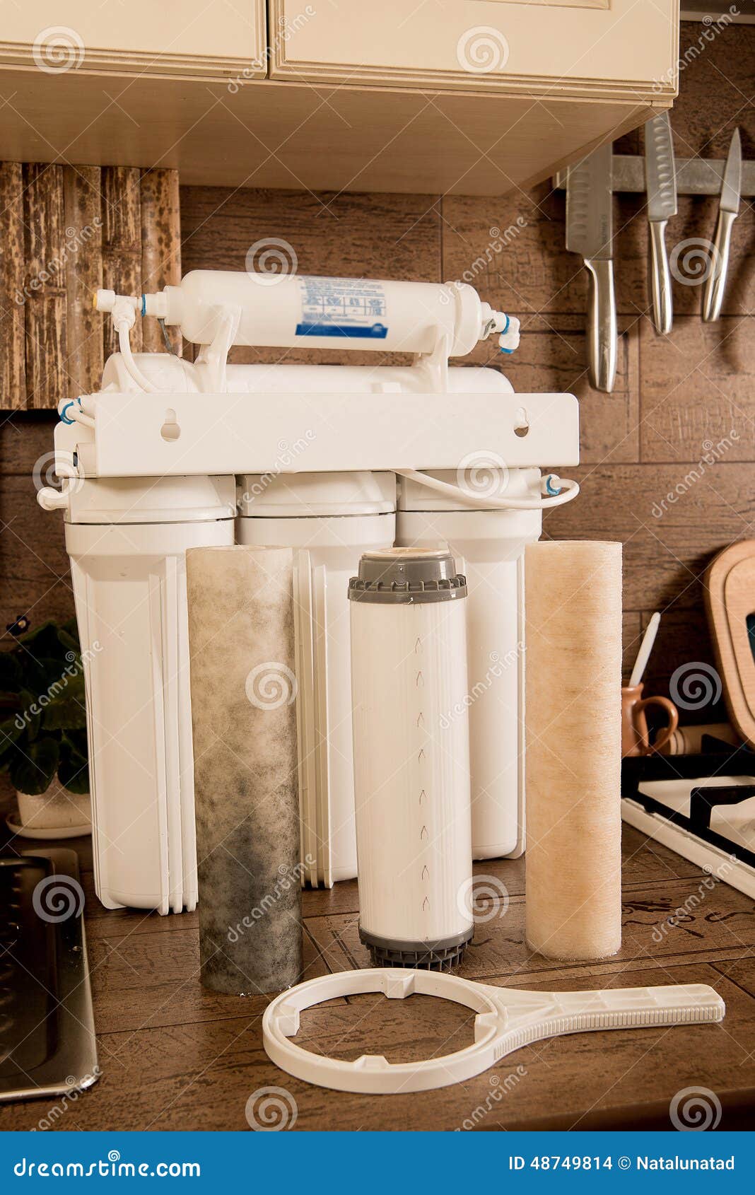 Water filter. stock photo. Image of household, treatment - 48749814