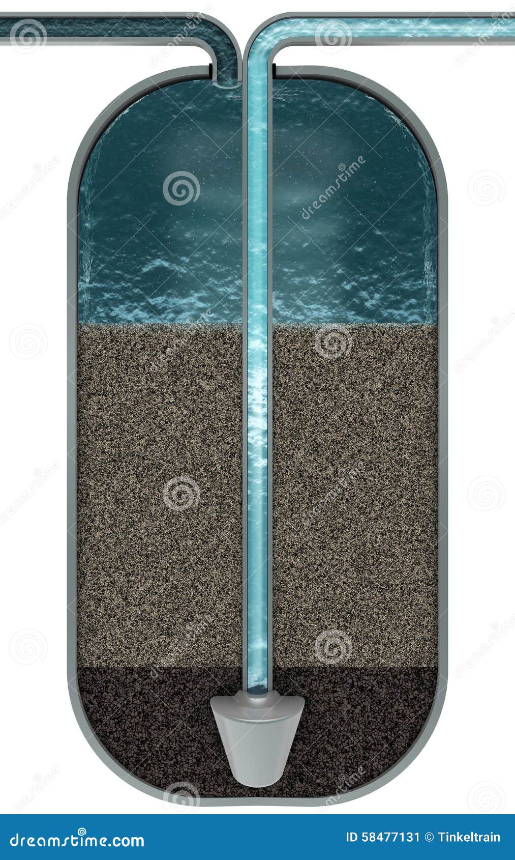 Water filter scheme stock illustration. Illustration of machine - 58477131