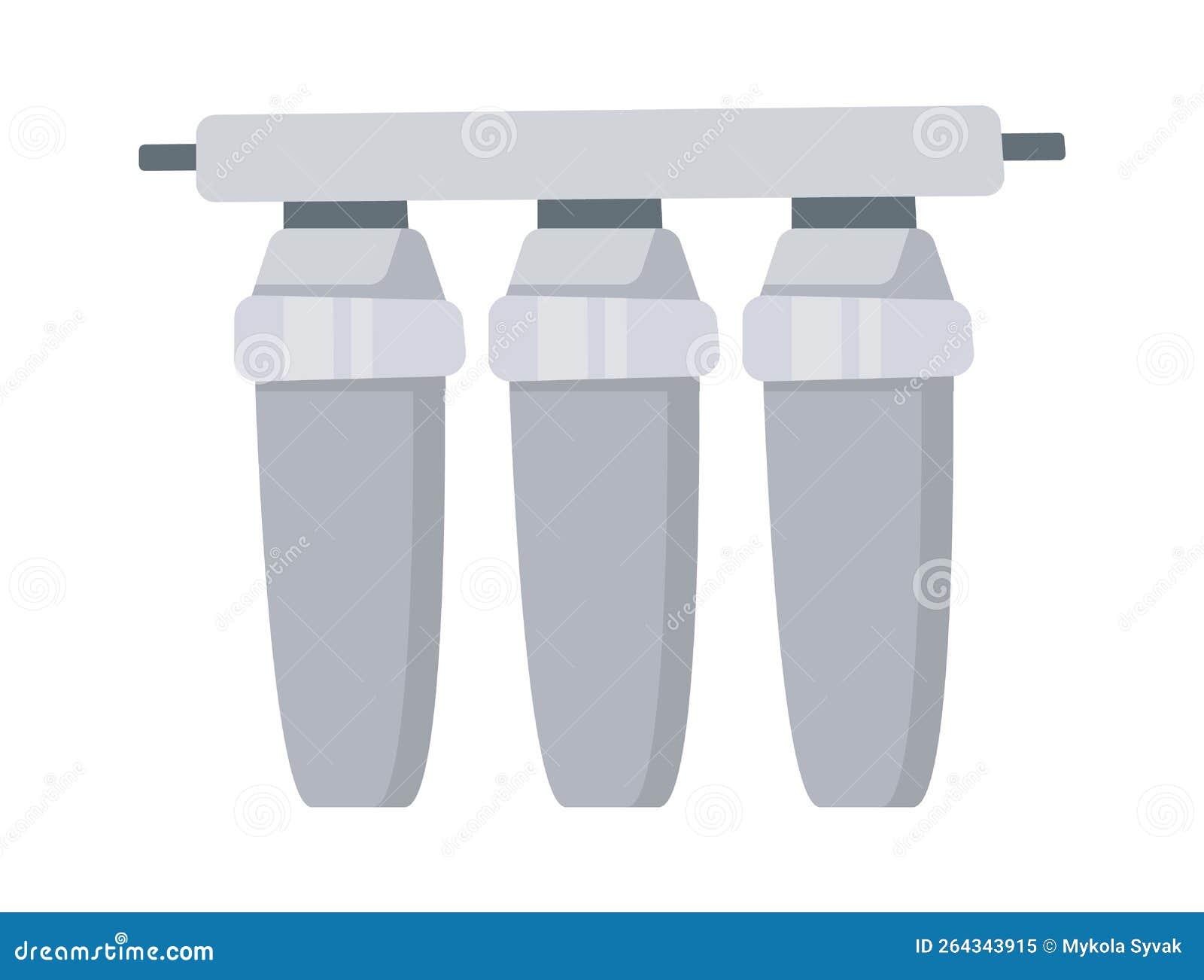 Water Filter System Flat Icon Water Filter Kit Stock Vector ...