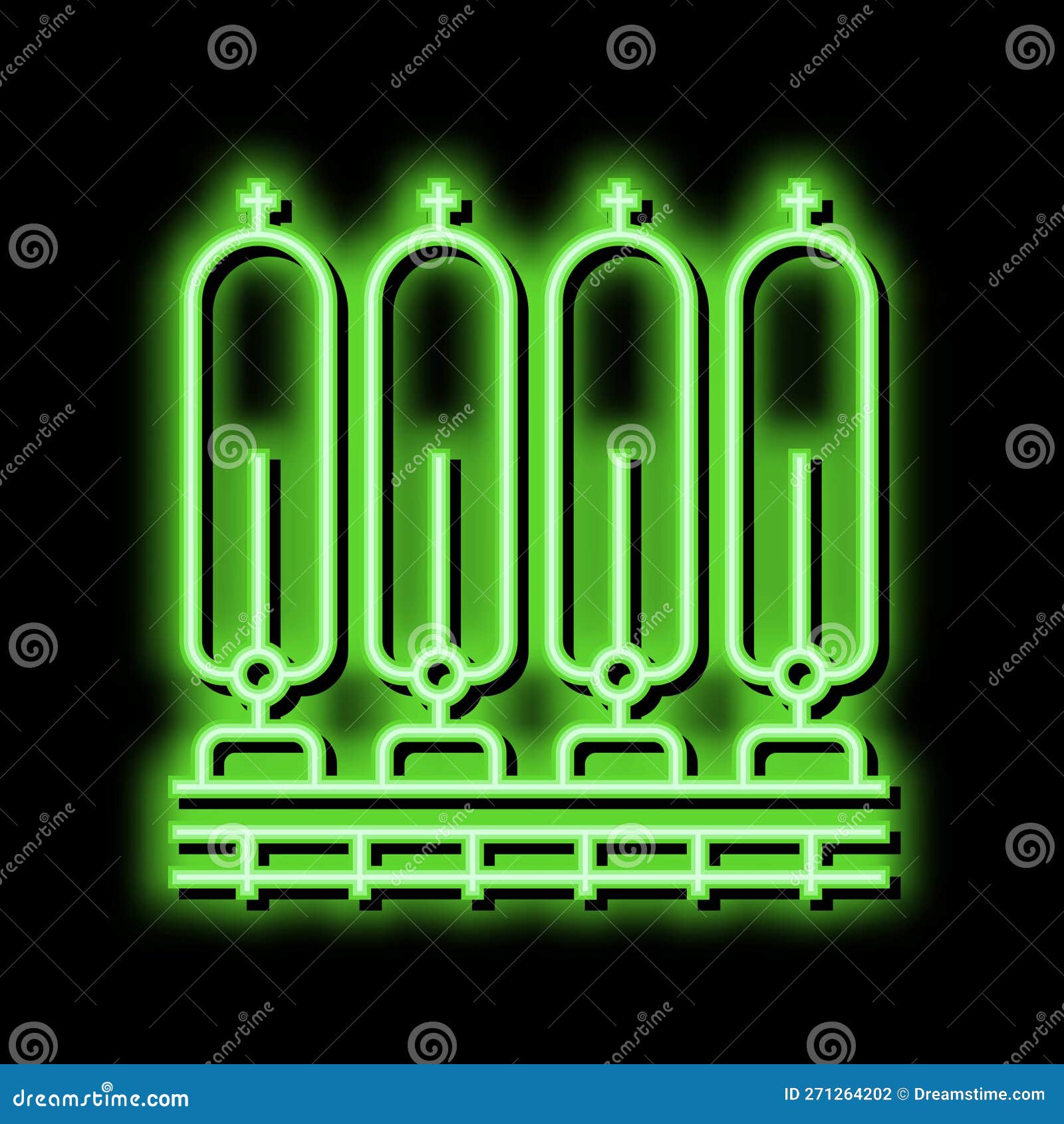 Water Filter System Neon Glow Icon Illustration Stock Vector ...