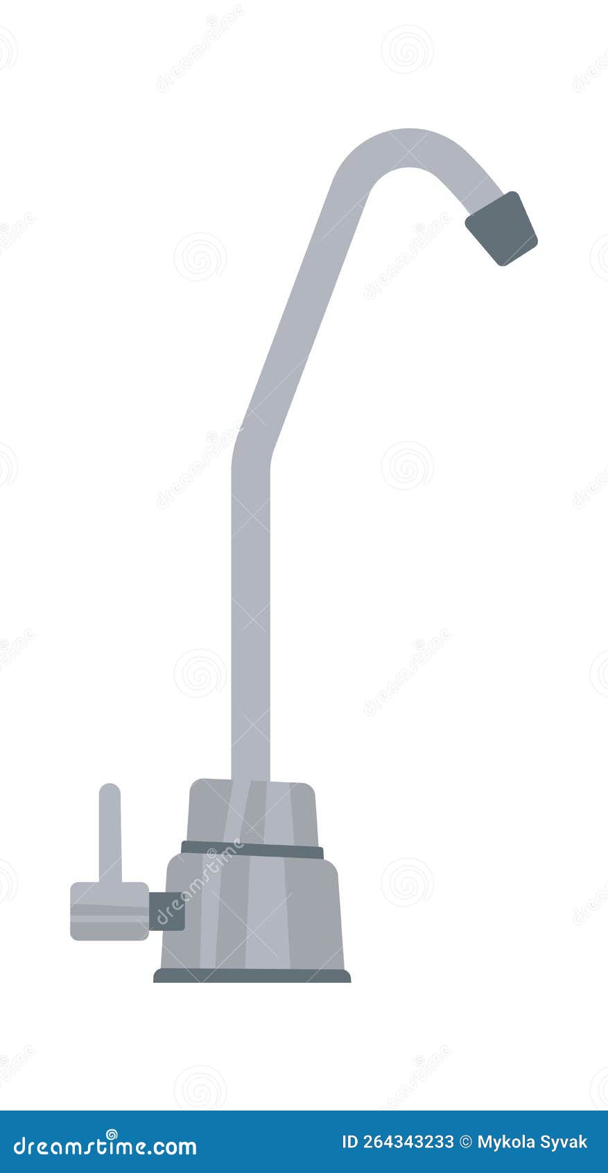 Water Filter Taps Flat Icon Microfiltration Technology Stock Vector ...