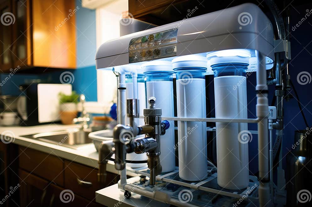Water Filters in the Kitchen Stock Image - Image of manufacturing, cafe ...