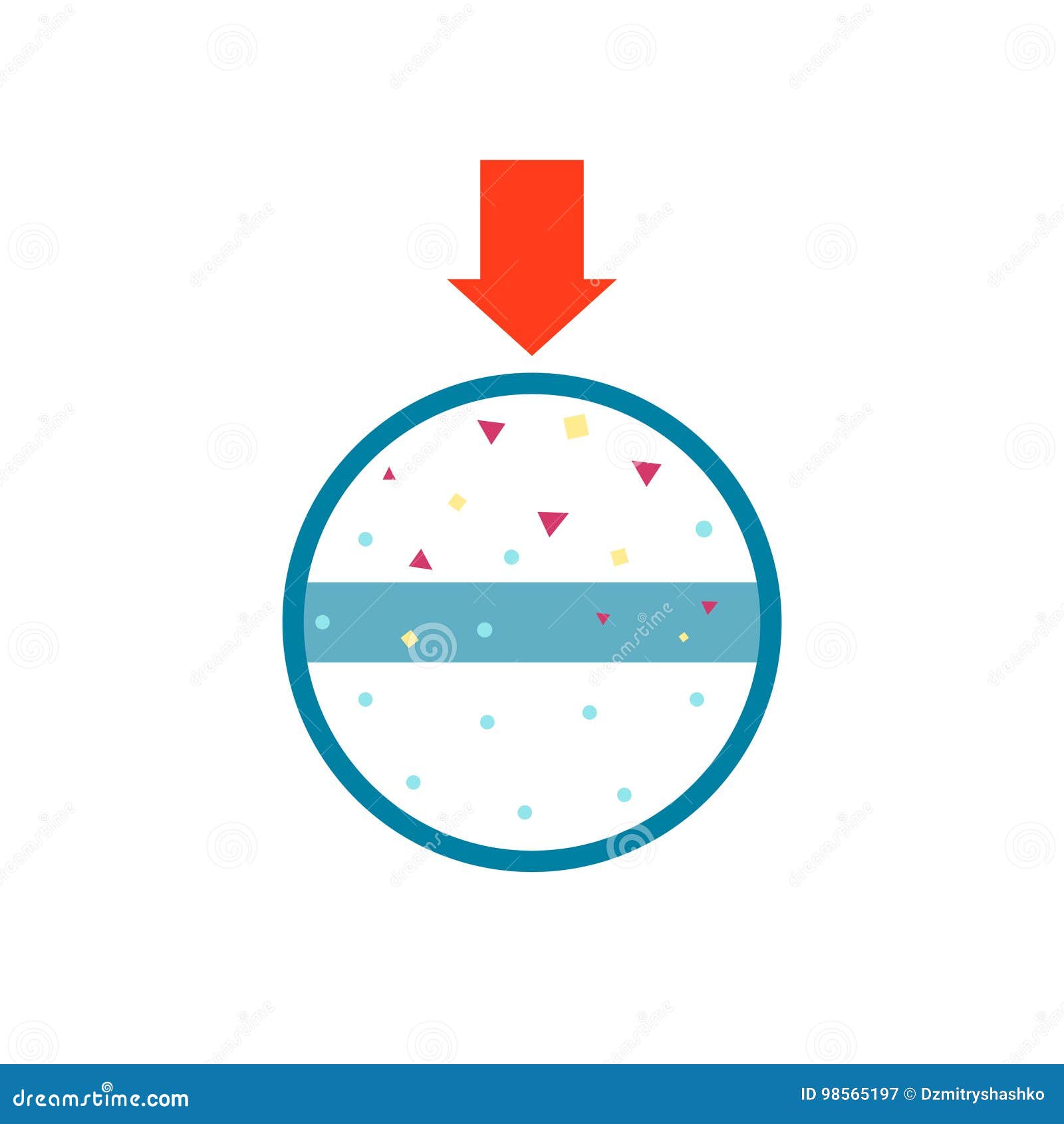 Filtration Icon On White Background. Simple Element Illustration From ...