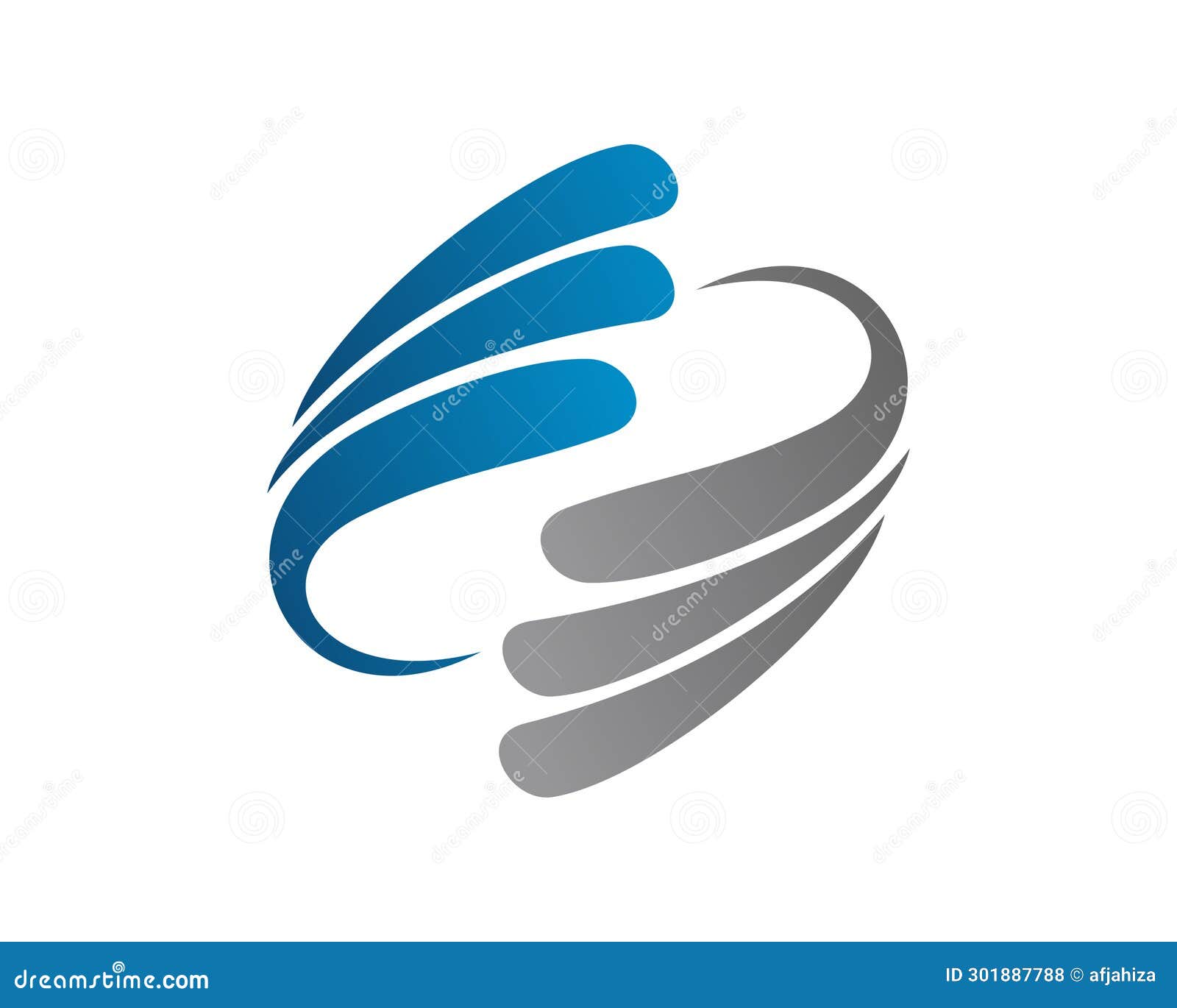Water Finger Motion Logo Template Stock Vector - Illustration of ...