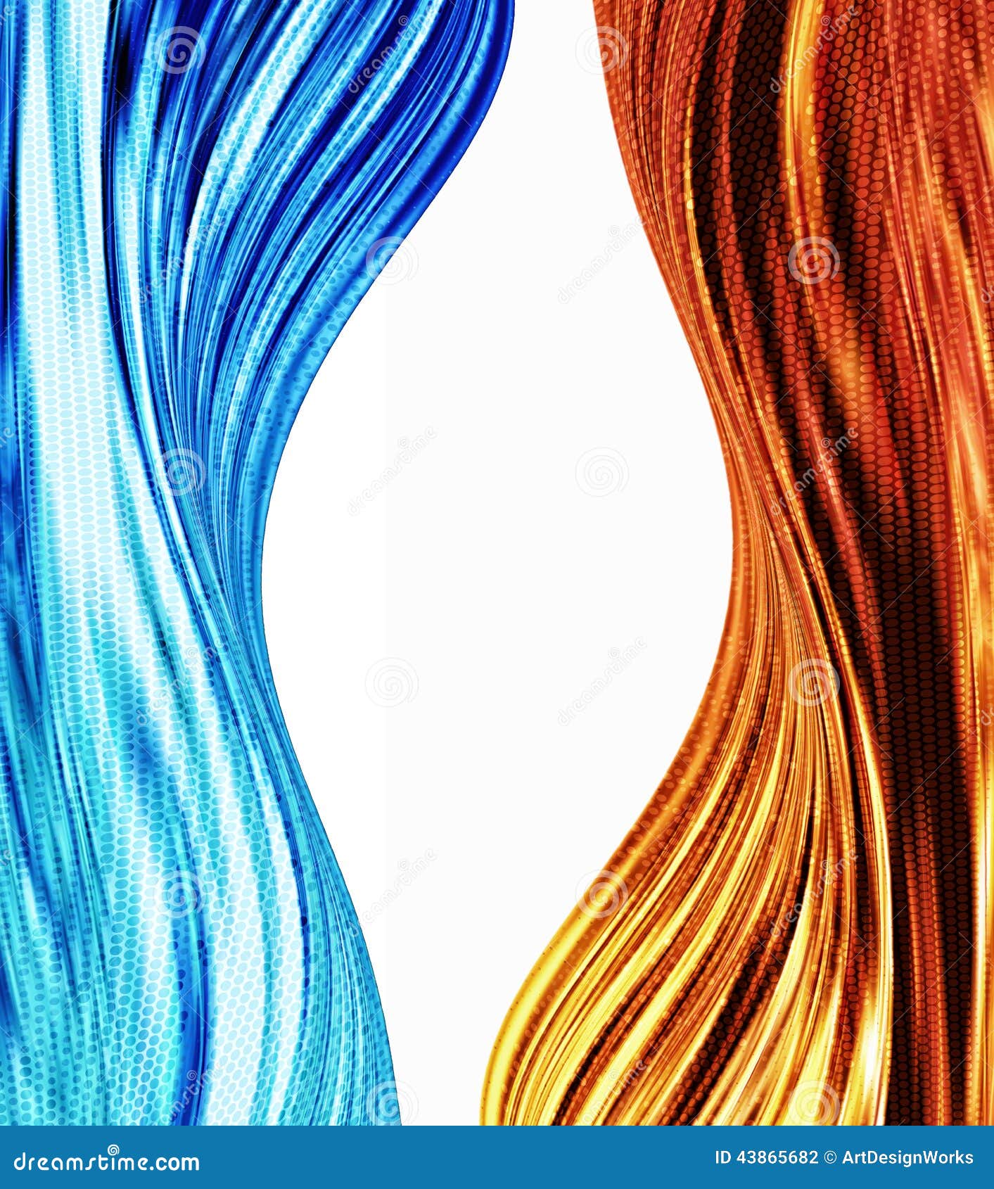 Water and Fire Background Designs Stock Illustration - Illustration of ...