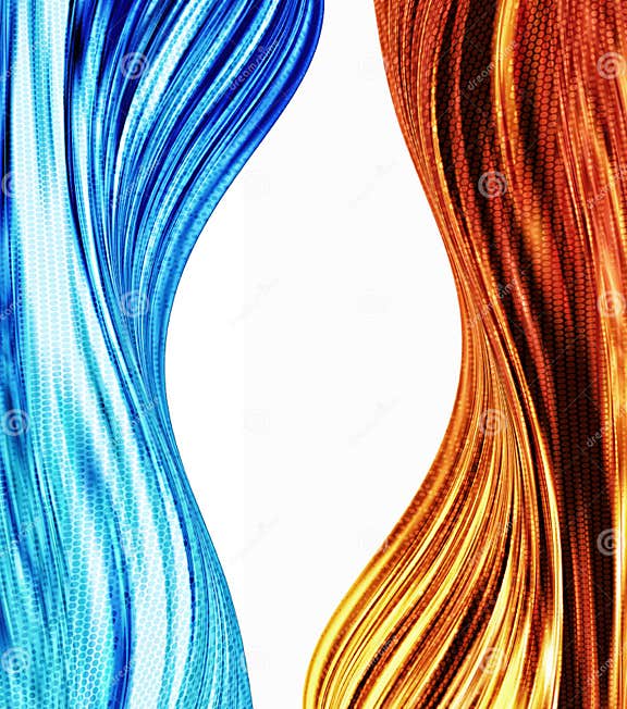 Water and Fire Background Designs Stock Illustration - Illustration of ...