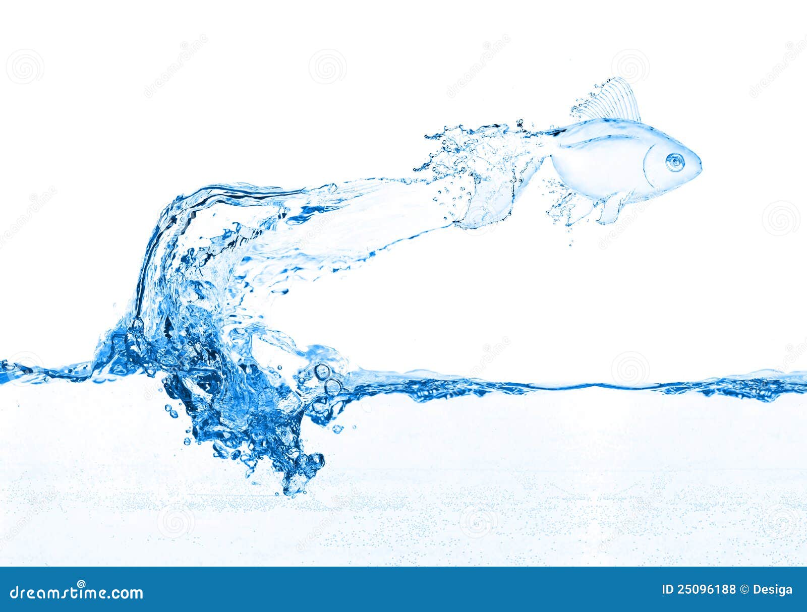 Water fish jumping stock photo. Image of goldfish, flowing - 25096188
