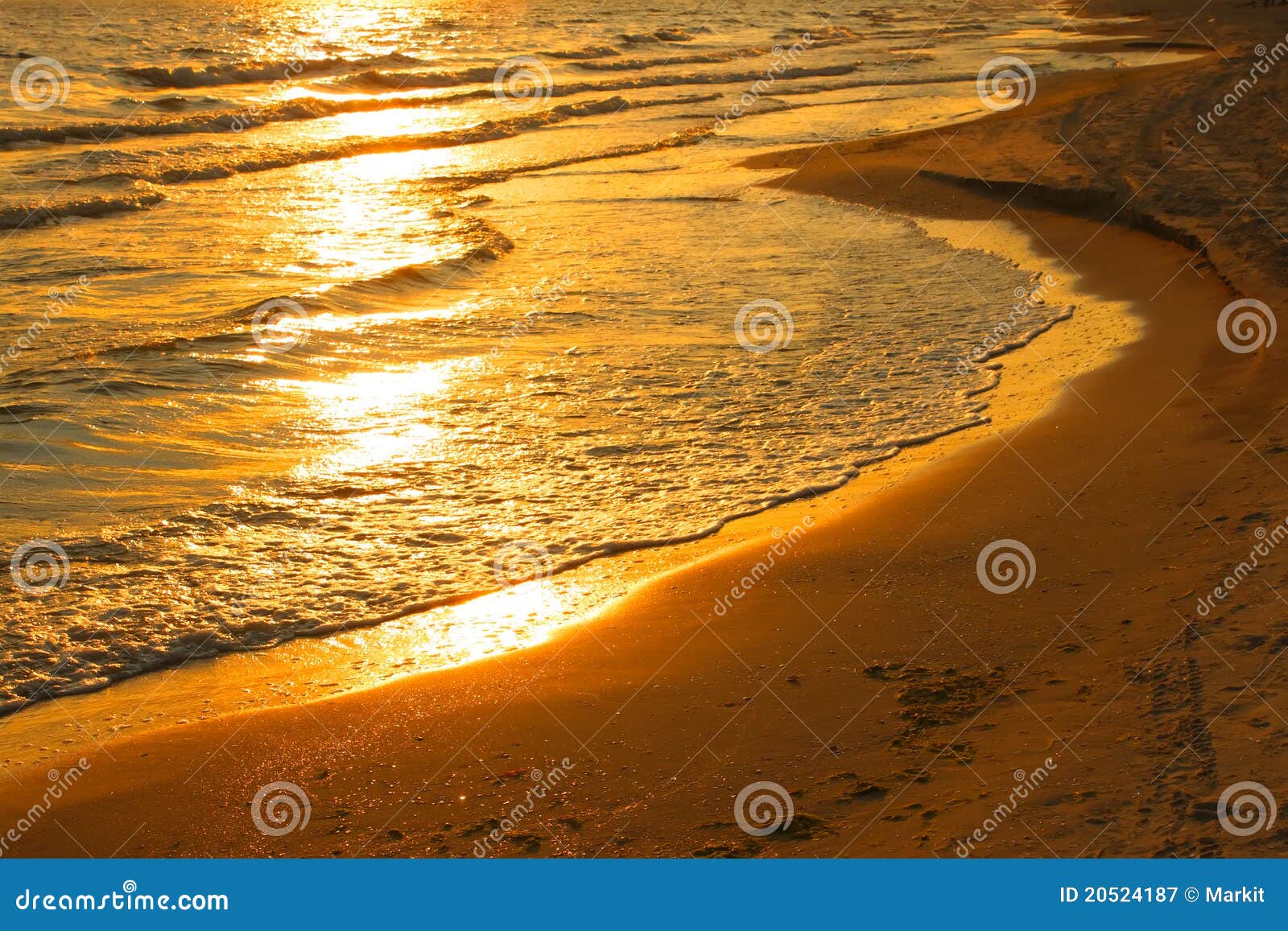 Water Flare of the Setting Sun Stock Image - Image of scenery, easy ...