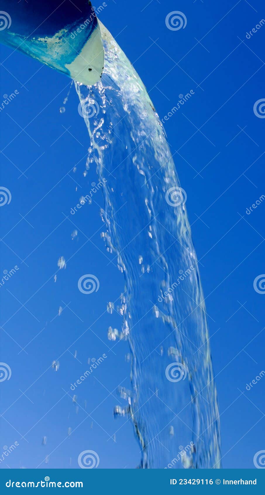 Water flow stock photo. Image of blue, splash, water - 23429116