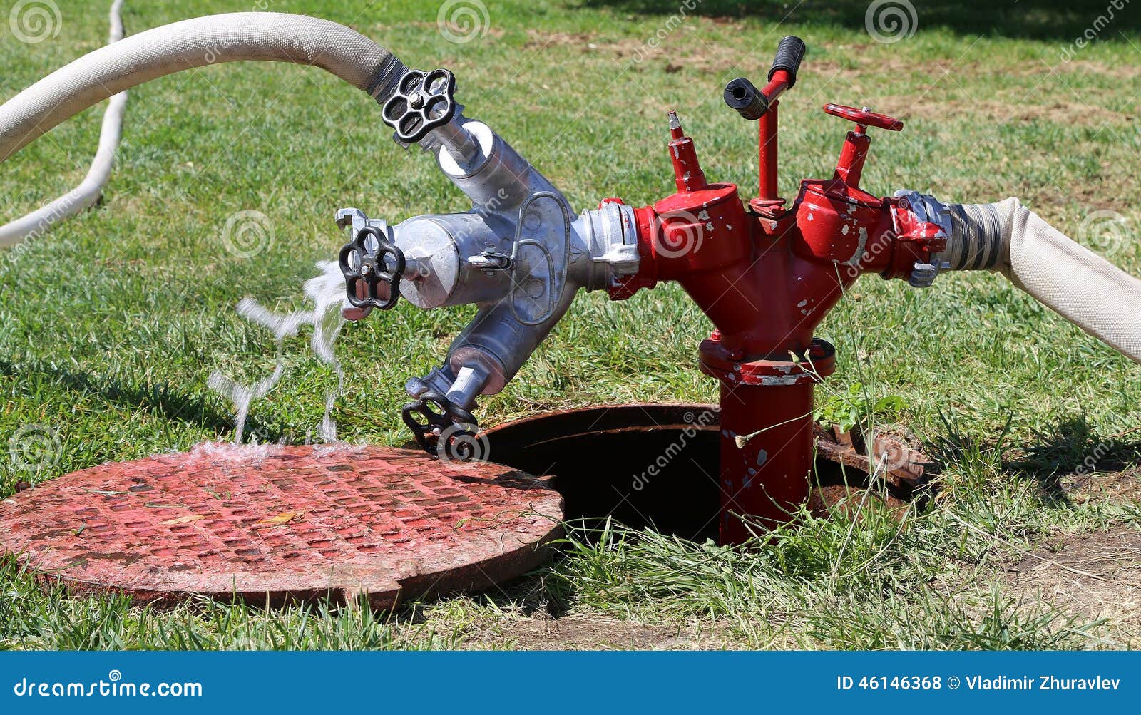 Water Flow Coming Out from a Fire Hydrant Stock Photo - Image of fuel ...