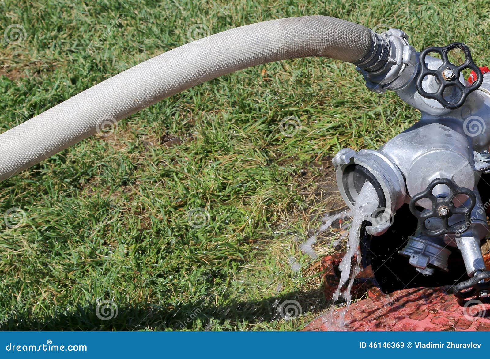 Water Flow Coming Out from a Fire Hydrant Stock Image - Image of ...