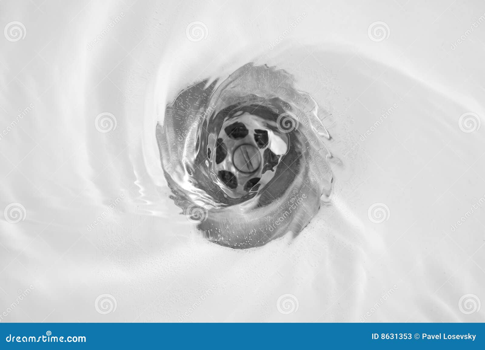 Water flow into drain stock image. Image of lost, environment - 8631353