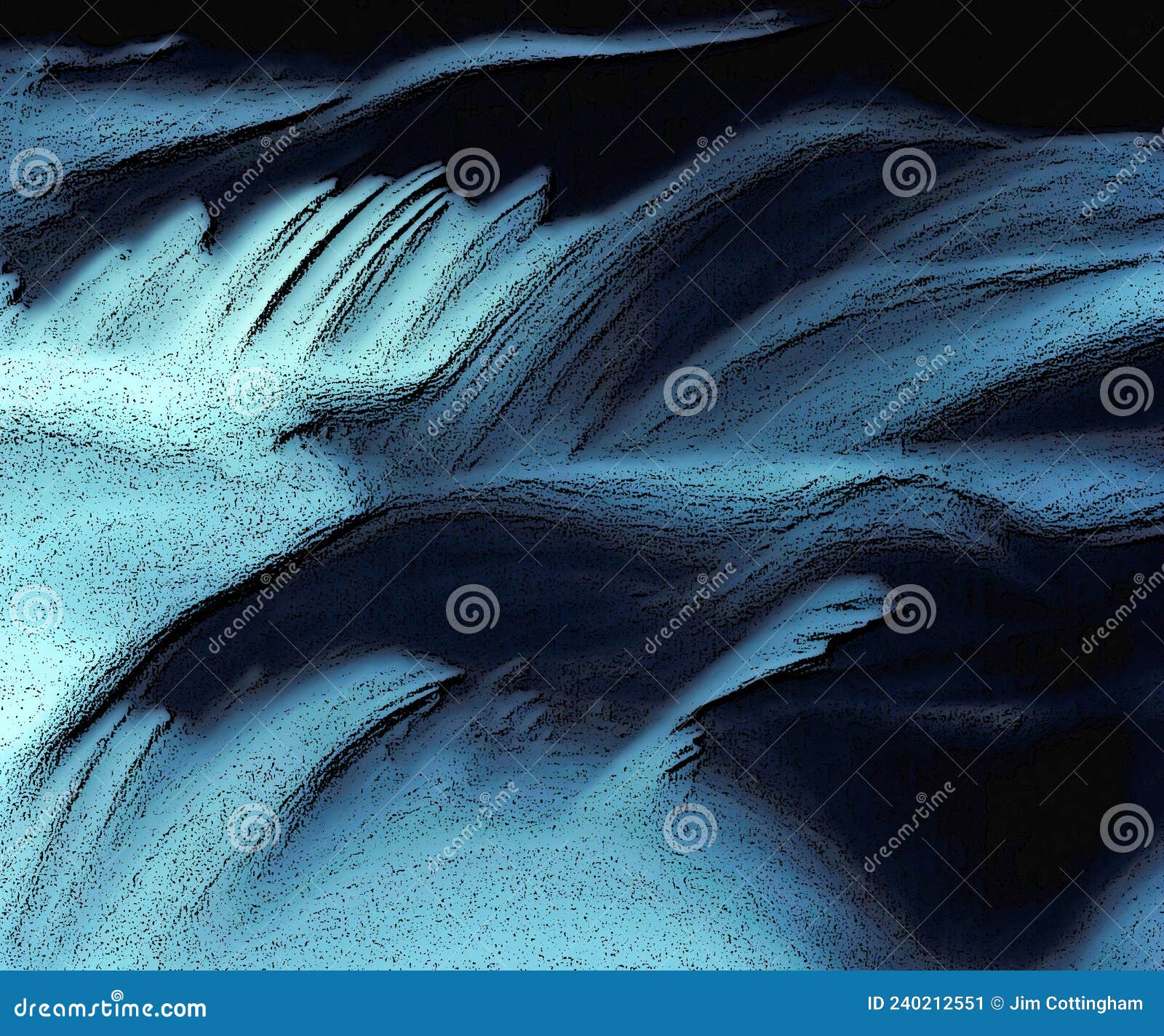 Water Flow - Textured Illustration Stock Illustration - Illustration of ...