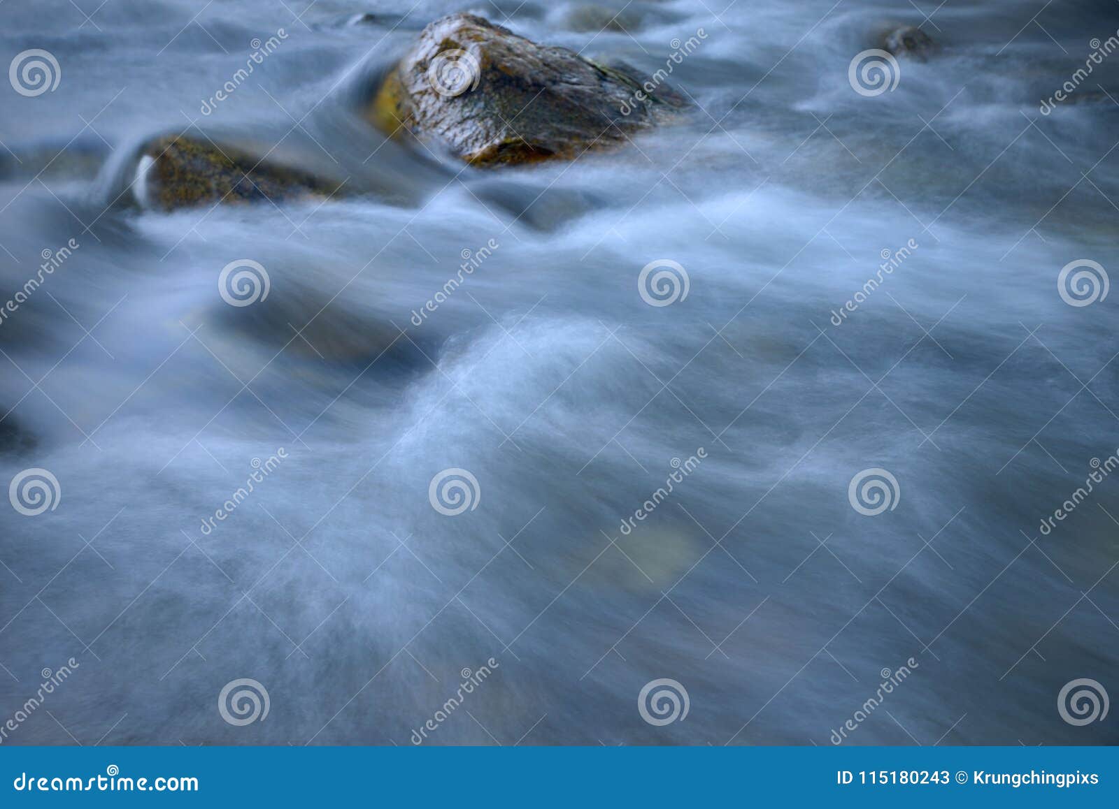Water Flow Trough the Stones. Stock Image - Image of cascade, beauty ...