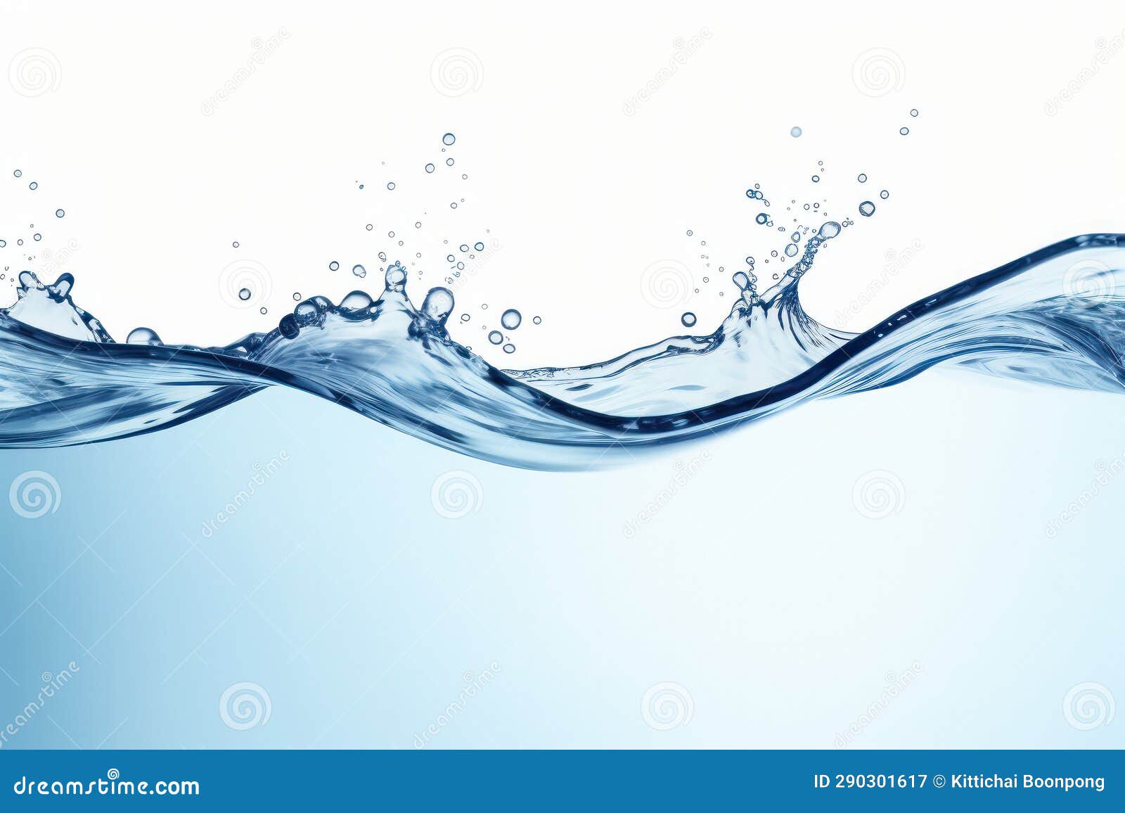 Water Flow on White Background Stock Illustration - Illustration of ...