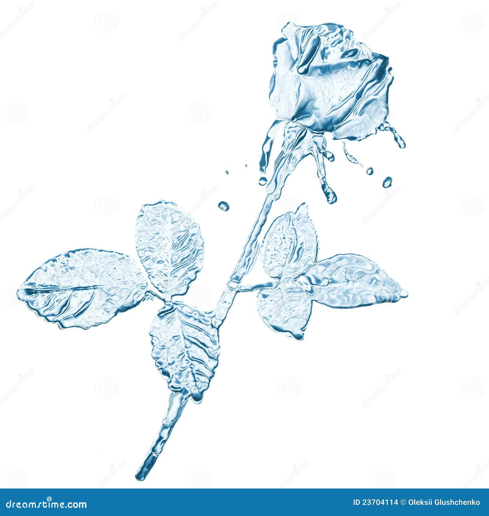 Water flower splashes stock photo. Image of abstract - 23704114