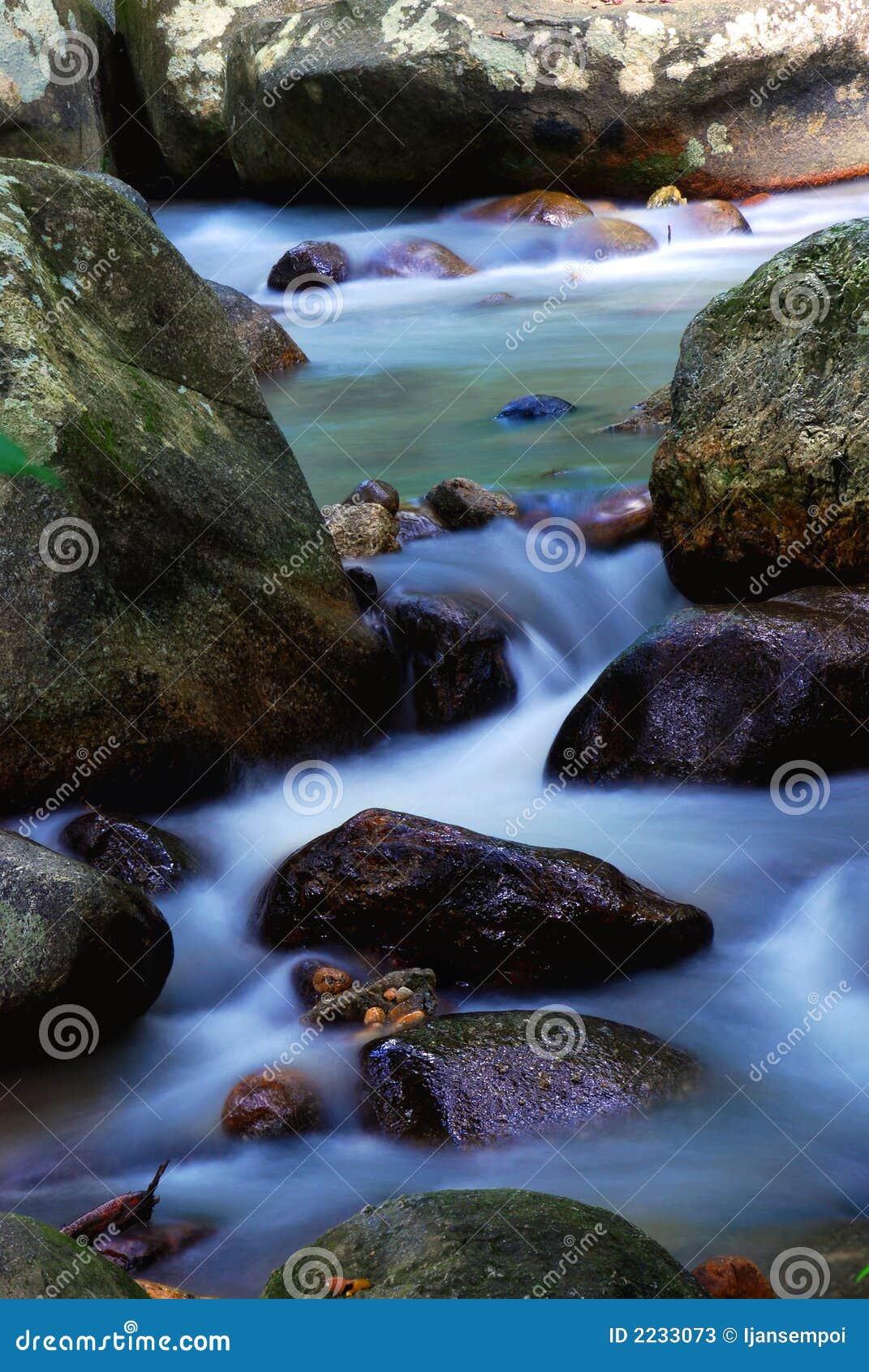 Water flowing stock image. Image of park, leaves, ripples - 2233073