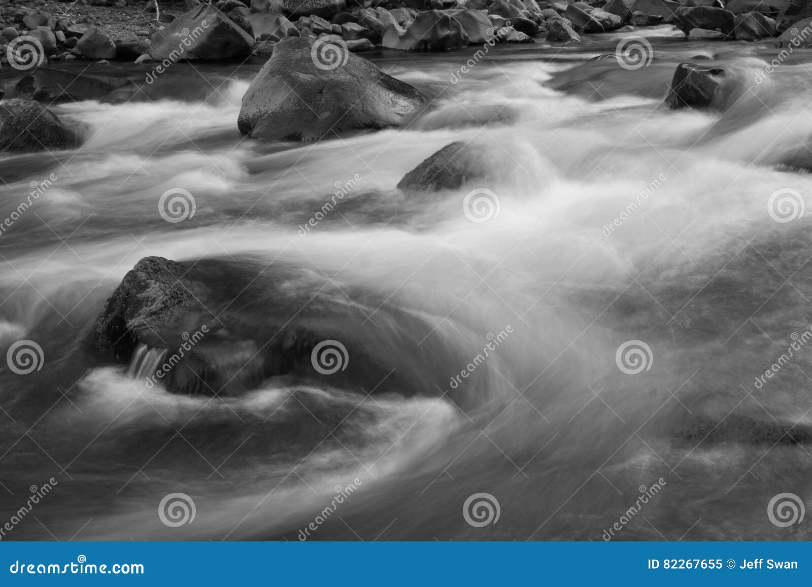 Water flowing around rocks stock image. Image of nature - 82267655