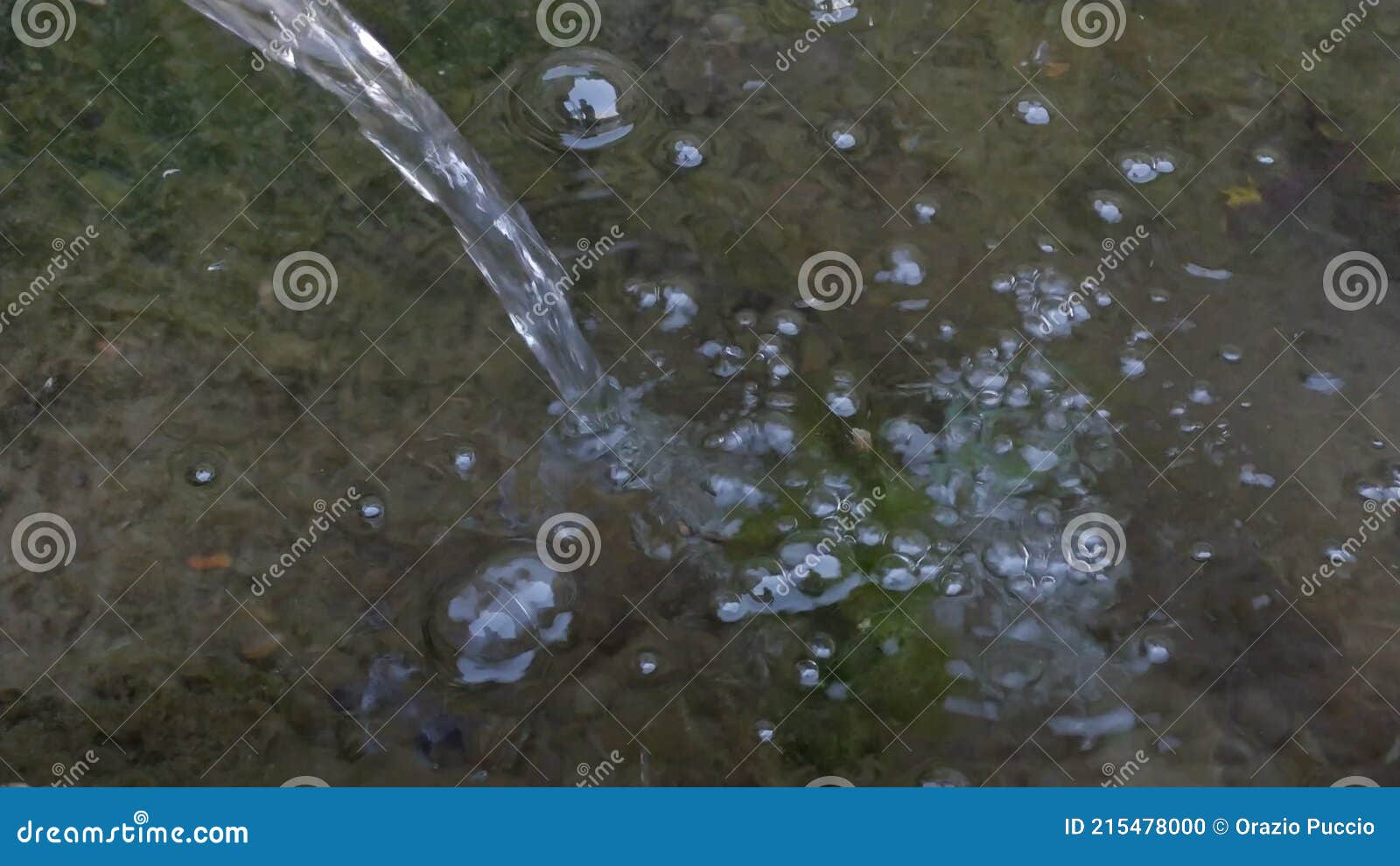 Water Flowing Down from the Source Stock Footage - Video of energy ...