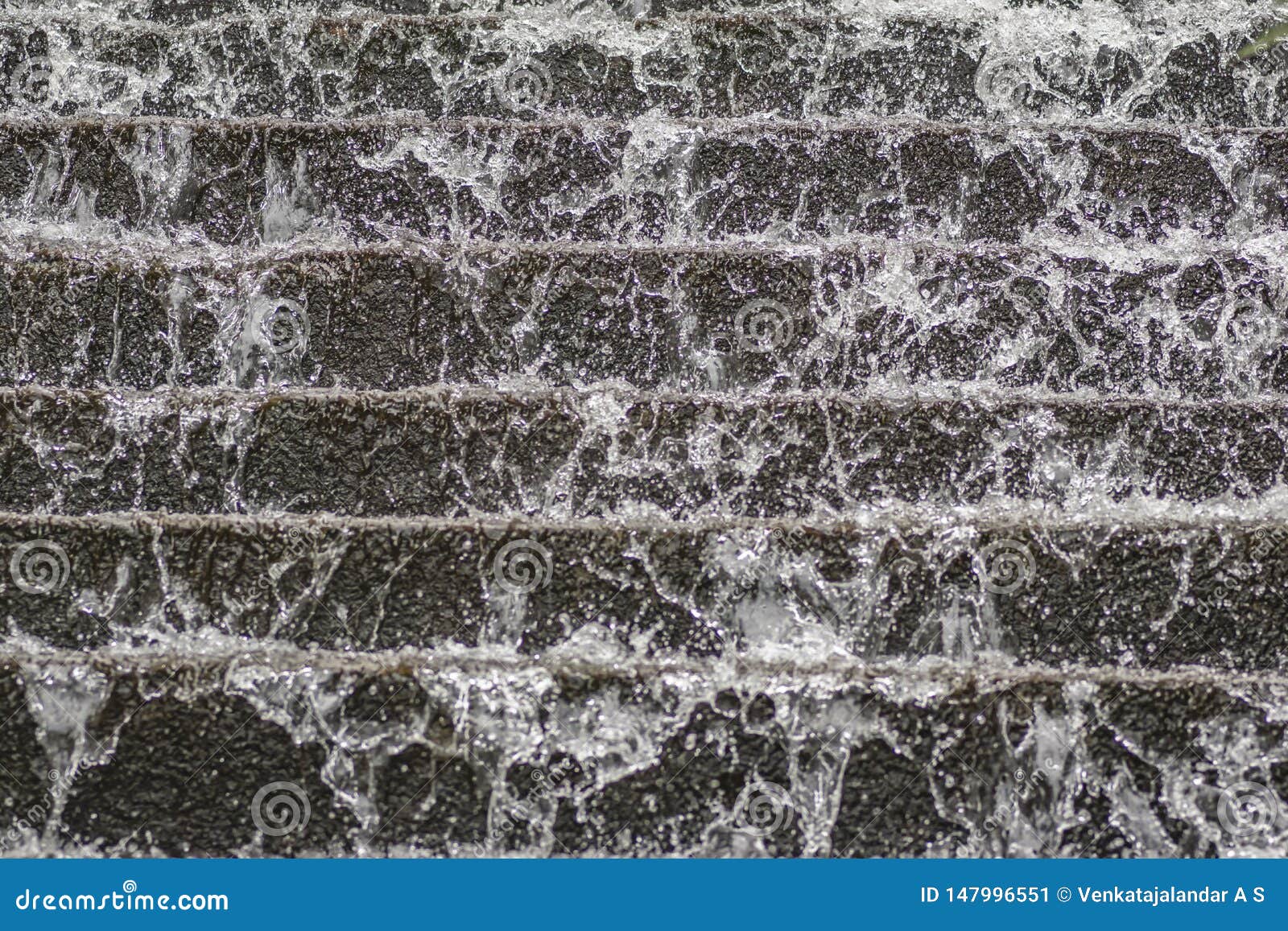 Water Running Down on Stairs Stock Image - Image of nature, flowing ...