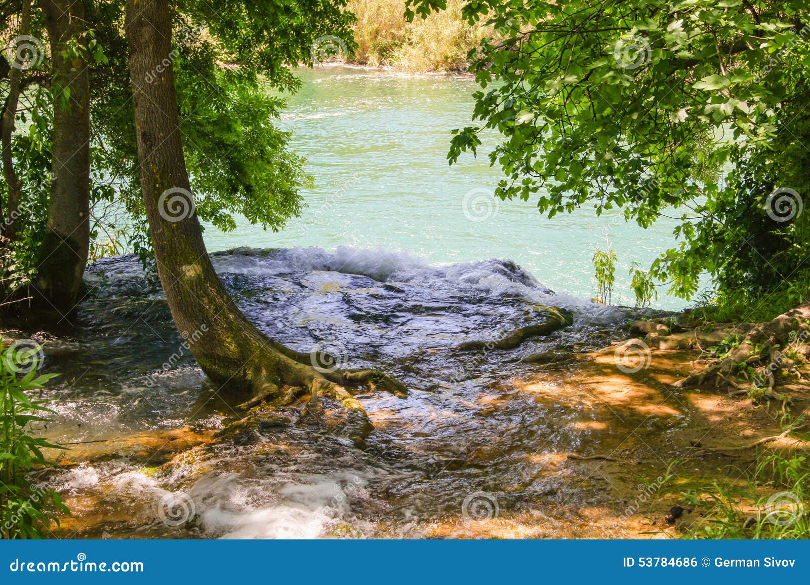 Water flowing stock photo. Image of woods, extreme, travel - 53784686