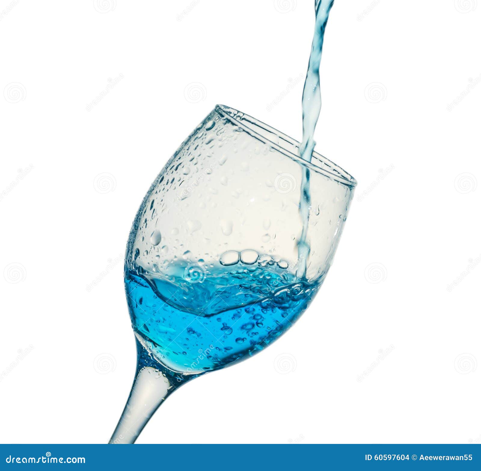 Water flowing into glass stock photo. Image of energy - 60597604