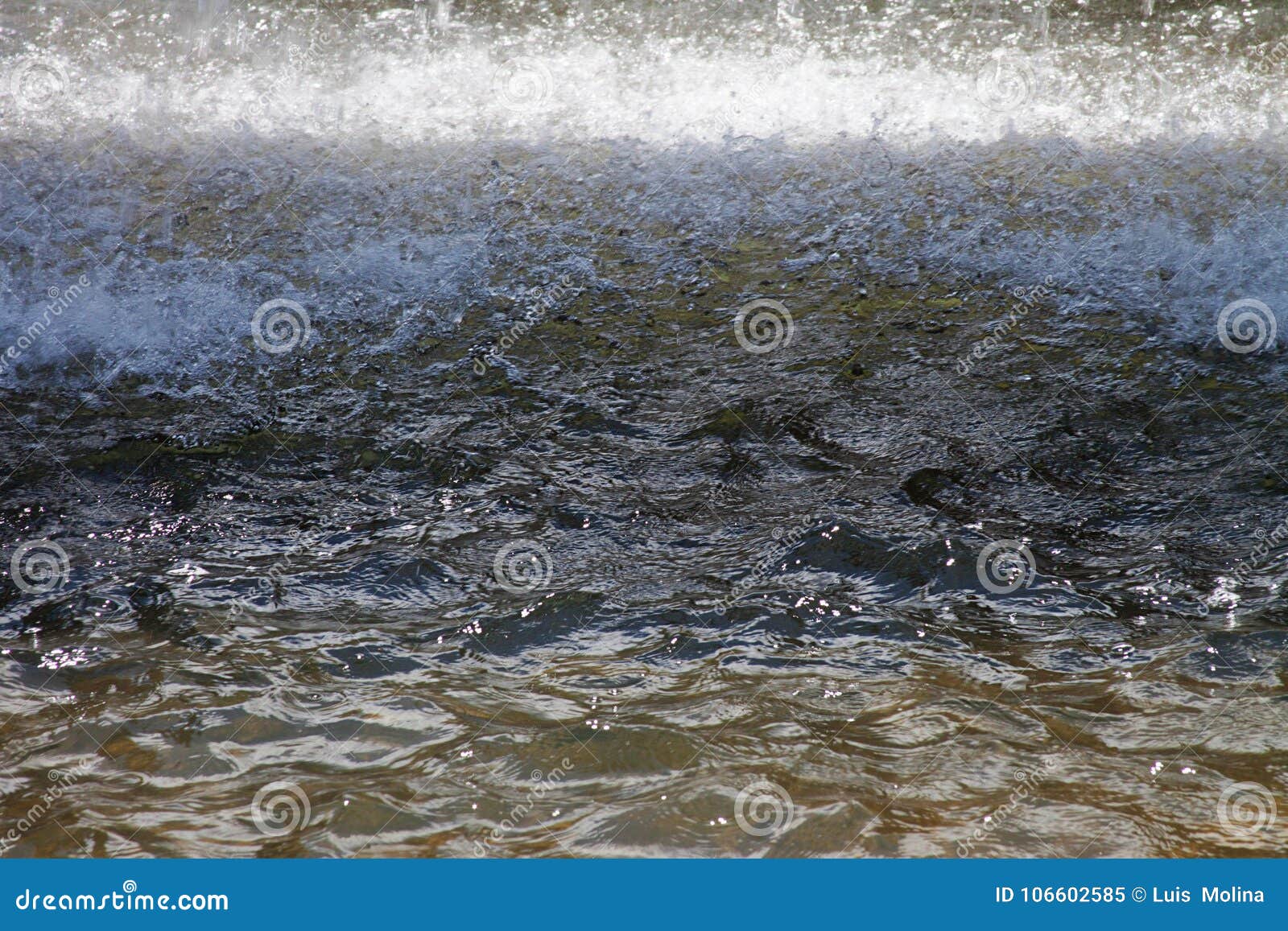 Water Flowing on the Ground Stock Image - Image of blur, flowing: 106602585