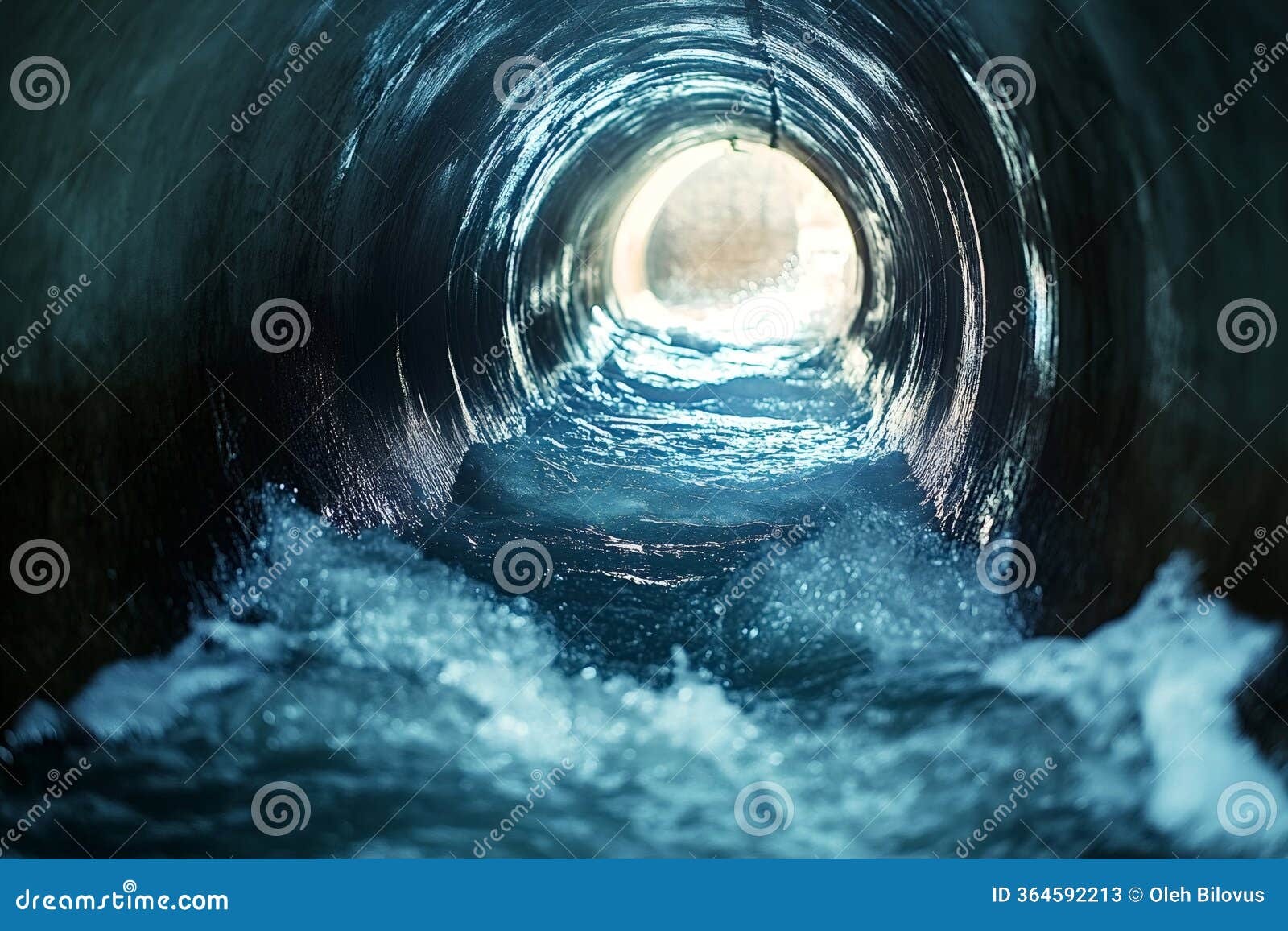 Inside Drainage Pit,dangerously Open Drainage Pit With Dirt And Black ...