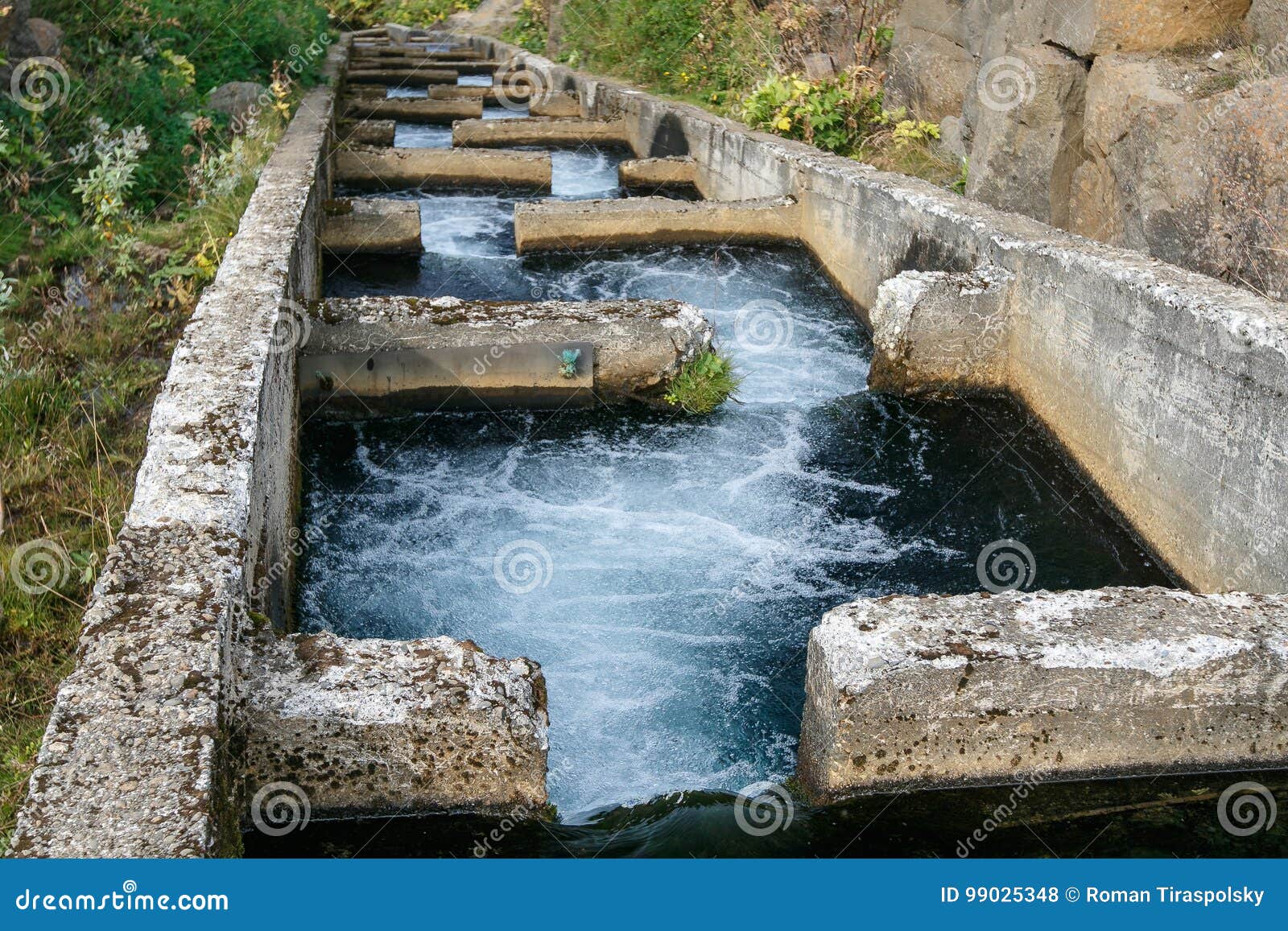 Water Flowing Inside Structure Stock Photo - Image of water, flowing ...