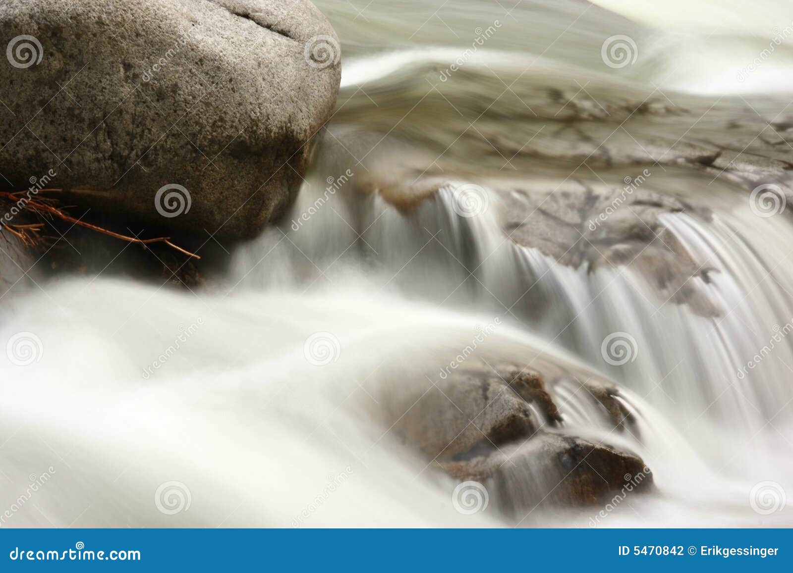 Water flowing over rocks stock photo. Image of water, background - 5470842