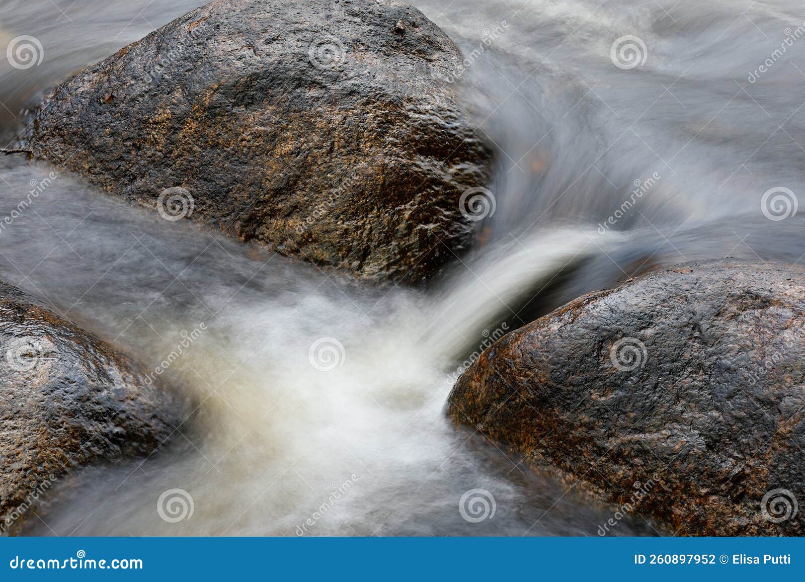 Water Flowing Over Rocks in Rapids Stock Photo - Image of stones ...