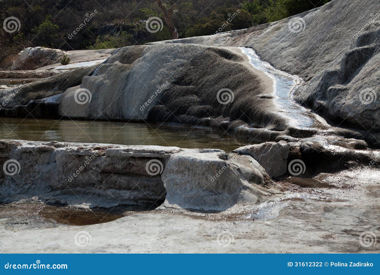 Water flowing over rocks stock photo. Image of glare - 31612322