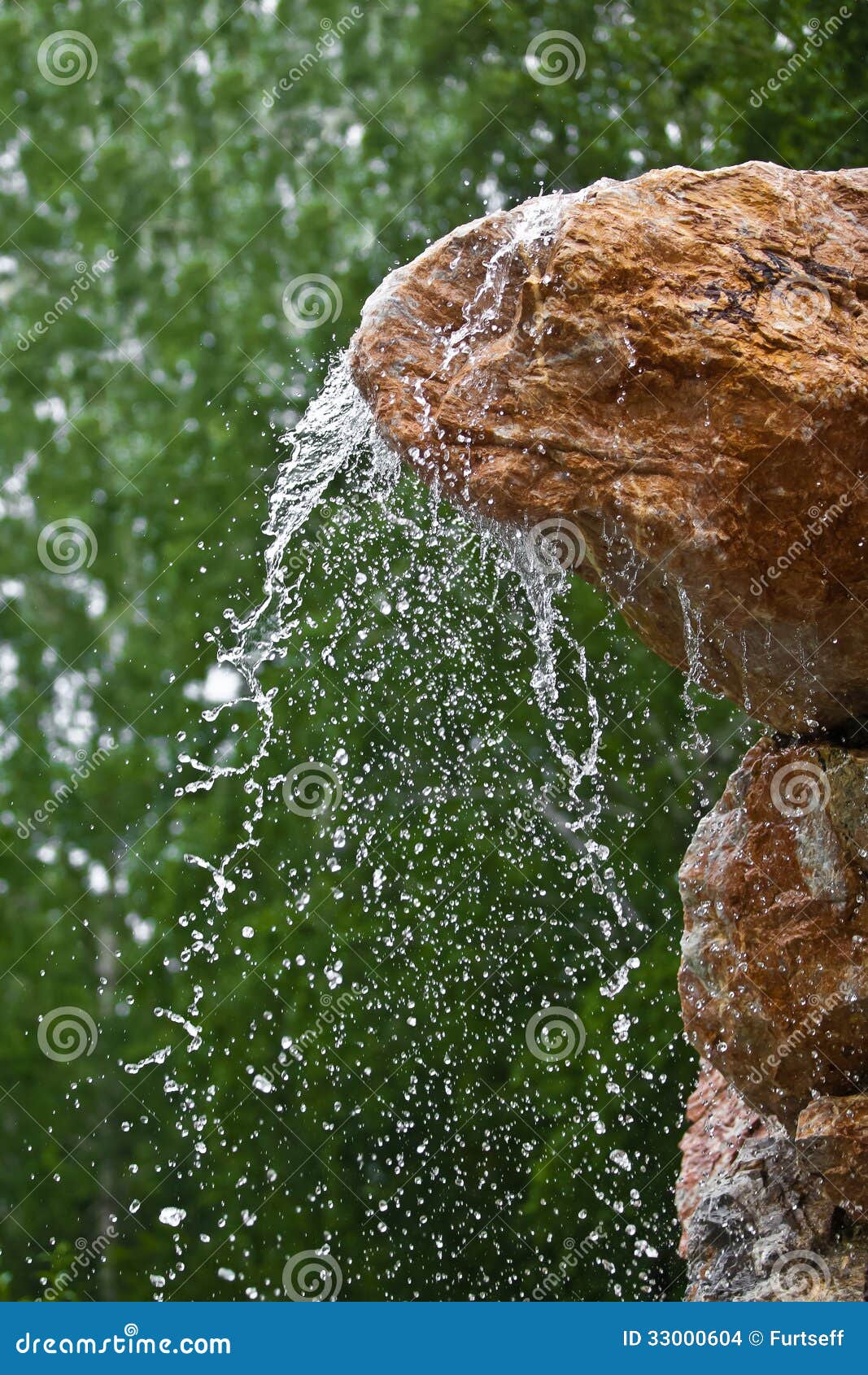 Water flowing over rocks stock photo. Image of travel - 33000604