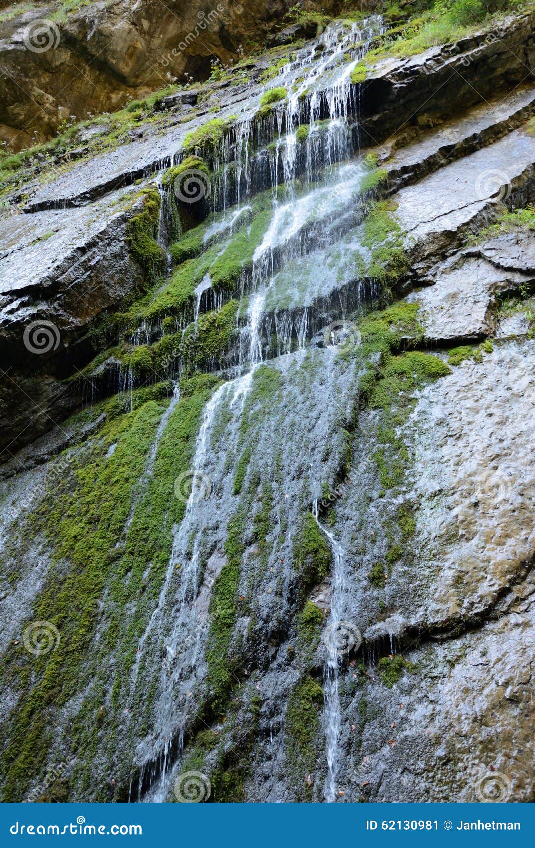 Water flowing on rock stock image. Image of rock, rocky - 62130981