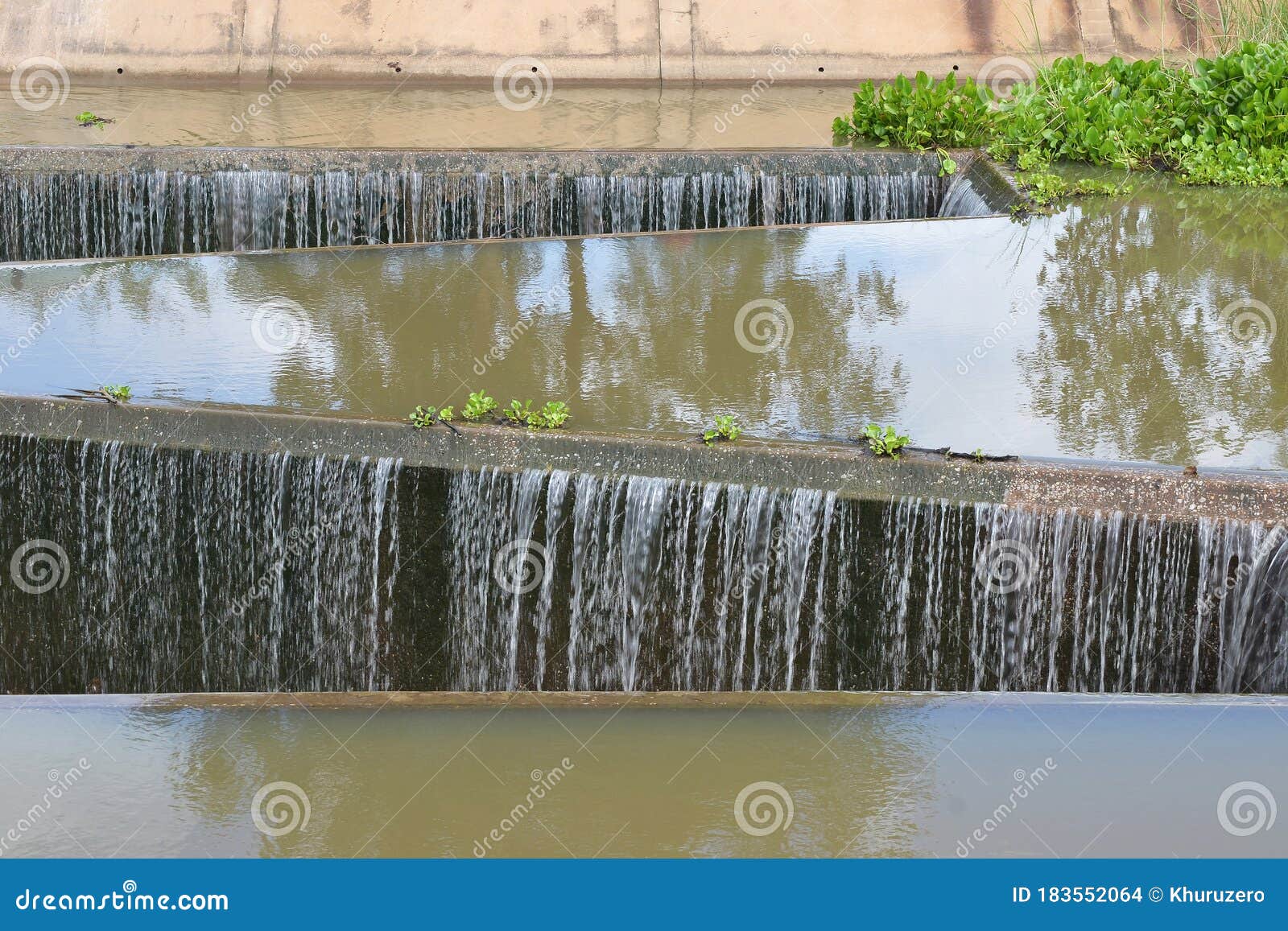Water flowing from dam stock photo. Image of flow, environment - 183552064