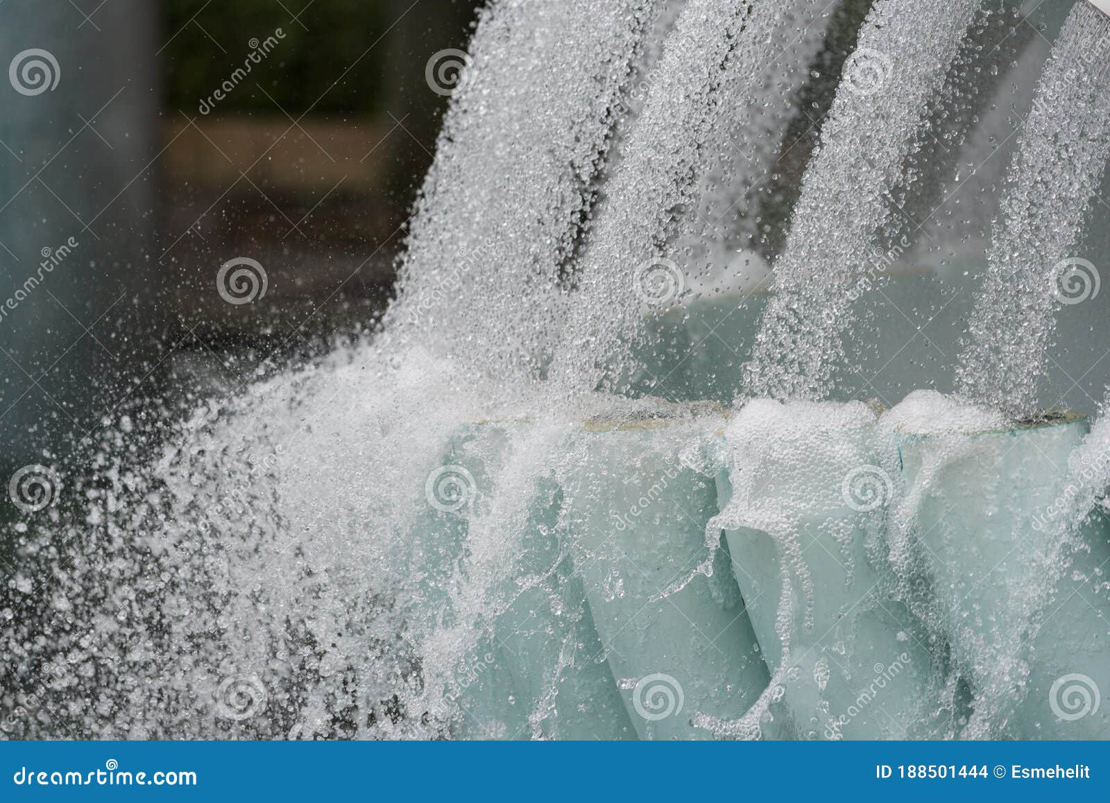 Water Flowing in Stream from Tubes, Pipes Background Stock Photo ...