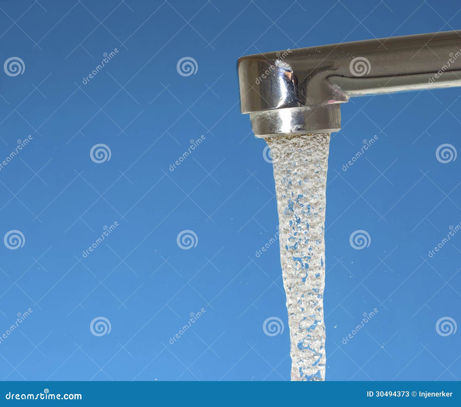 Water flowing from the tap stock image. Image of natural - 30494373