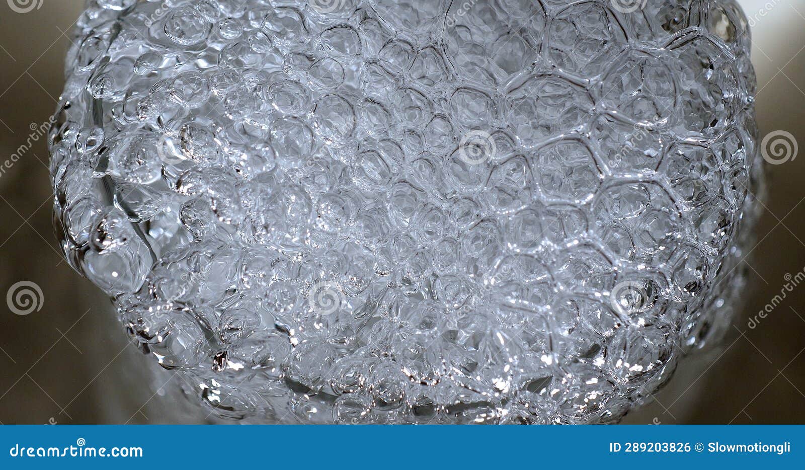 Water Flowing from the Tap, and Making a Glass of Water Overflow Stock ...