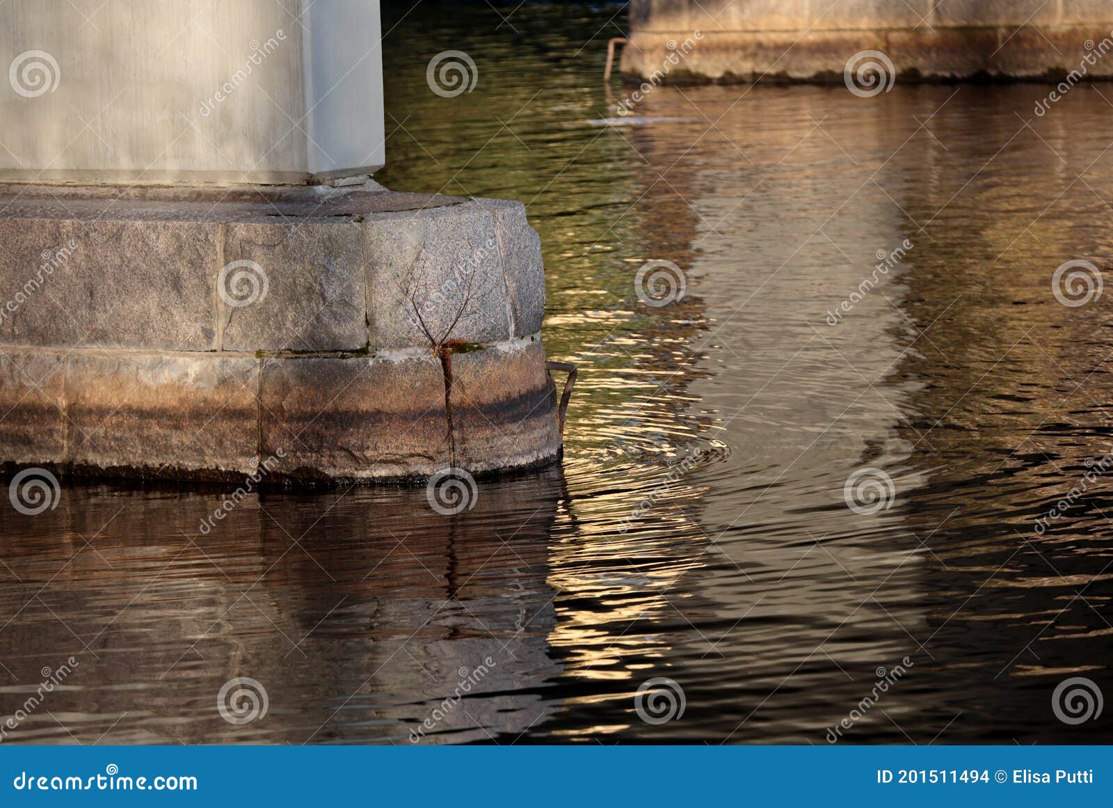 Water Flowing Under a Bridge Stock Photo - Image of elisa, river: 201511494